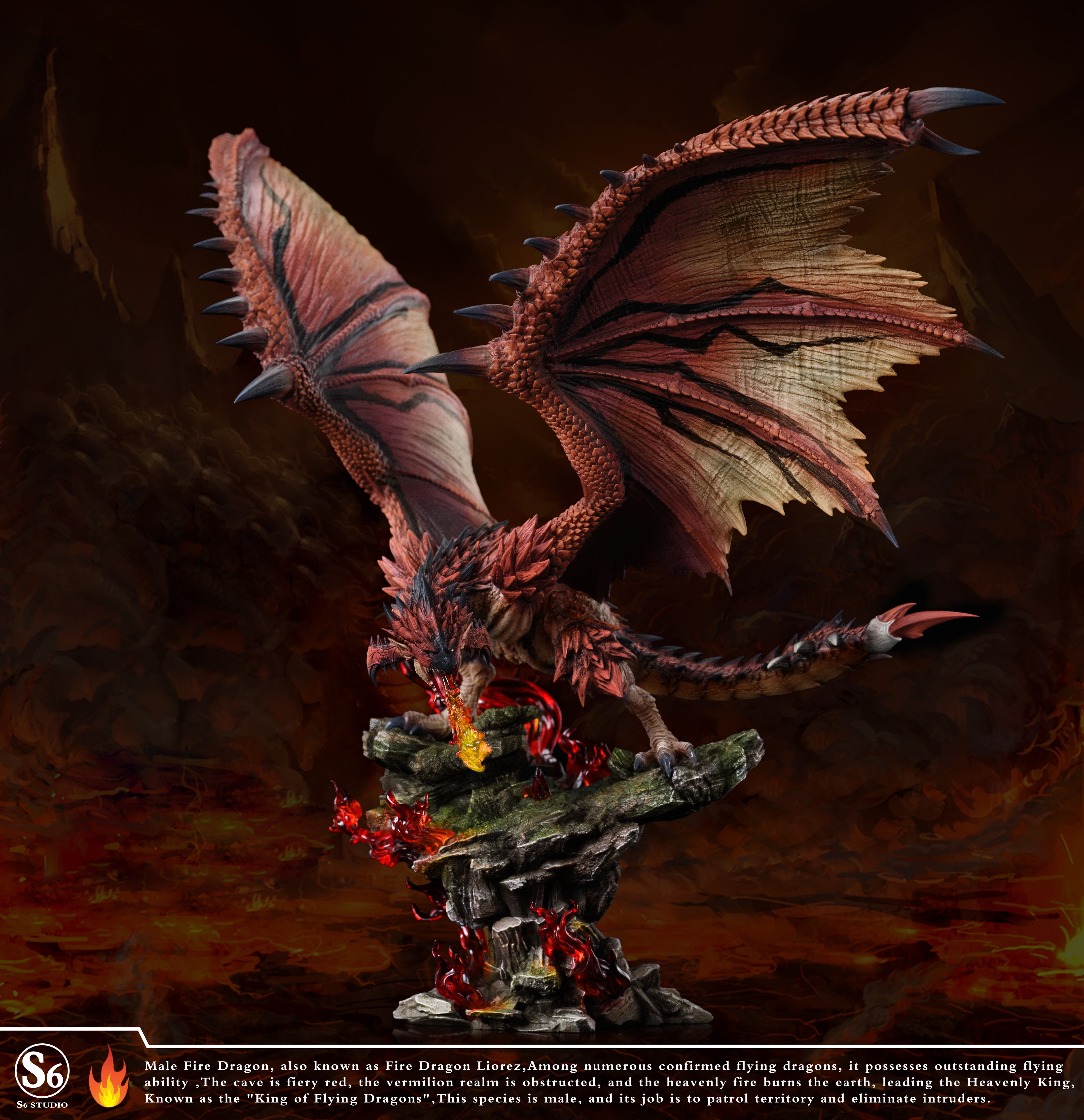 S6 STUDIO – MONSTER HUNTER: 2. RATHALOS [IN STOCK] – FF COLLECTIBLES