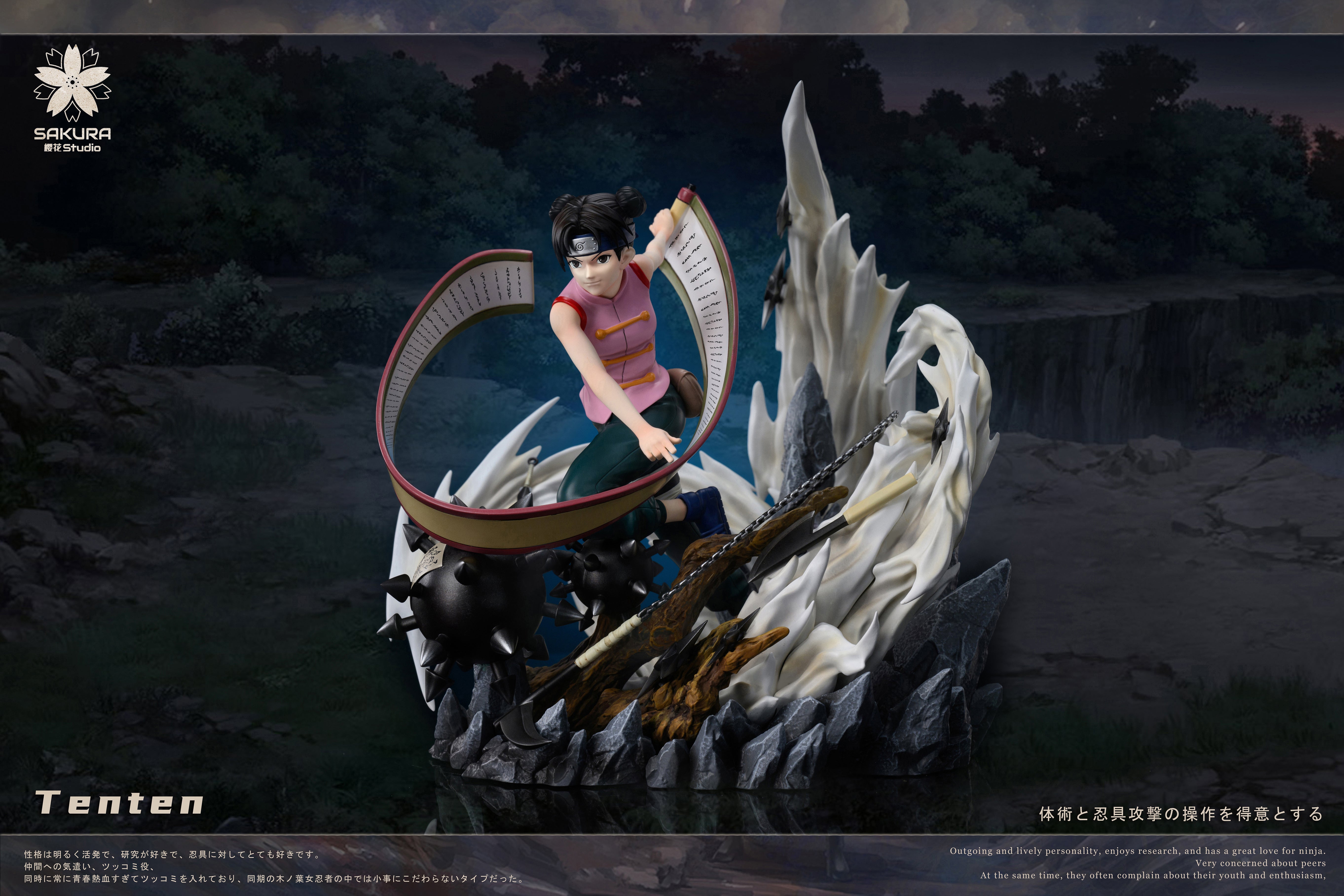 SAKURA STUDIO – NARUTO: 6. TENTEN [IN STOCK] – FF COLLECTIBLES