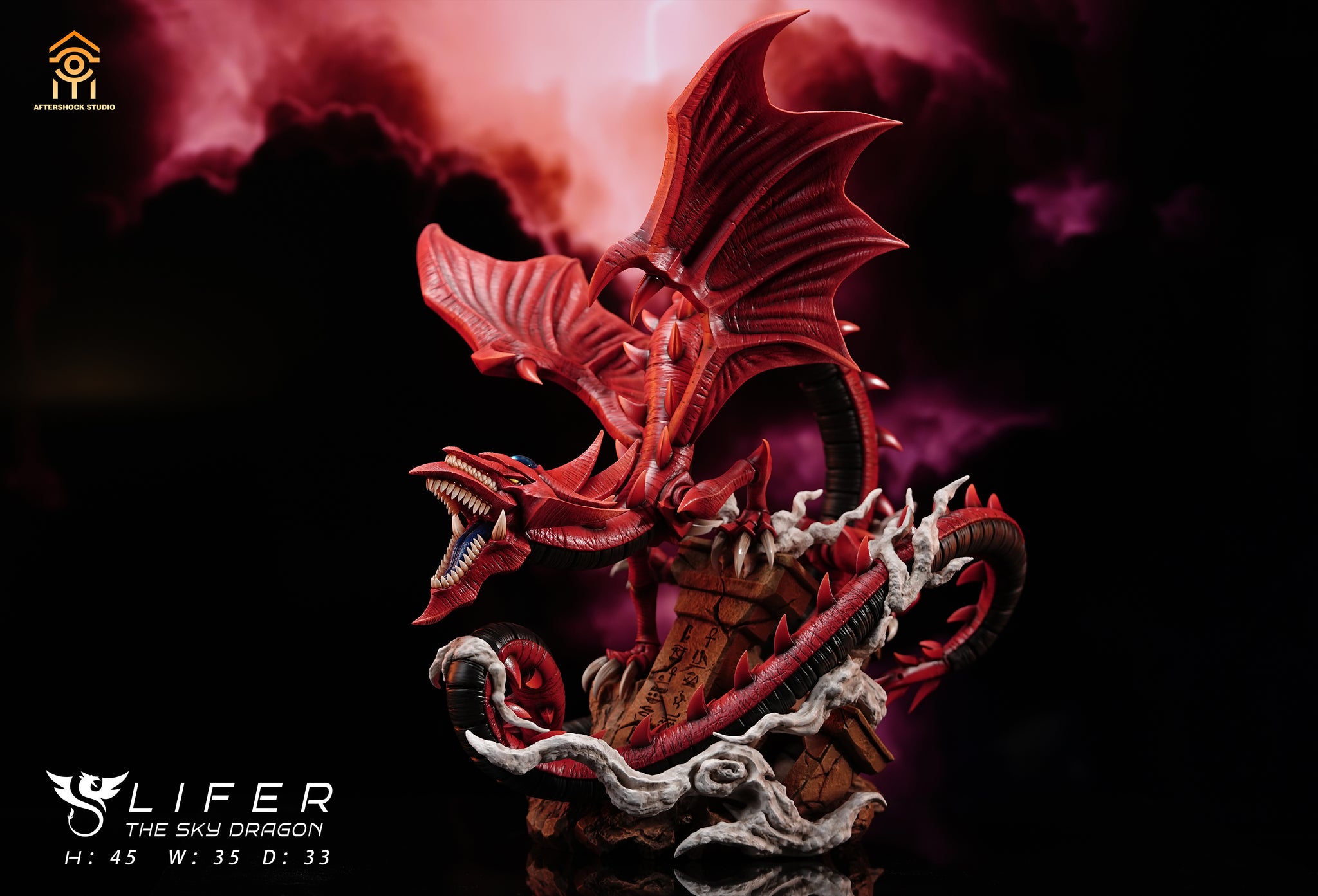 AFTERSHOCK STUDIO – YU-GI-OH!: THREE EGYPTIAN GOD CARDS SERIES, SLIFER ...