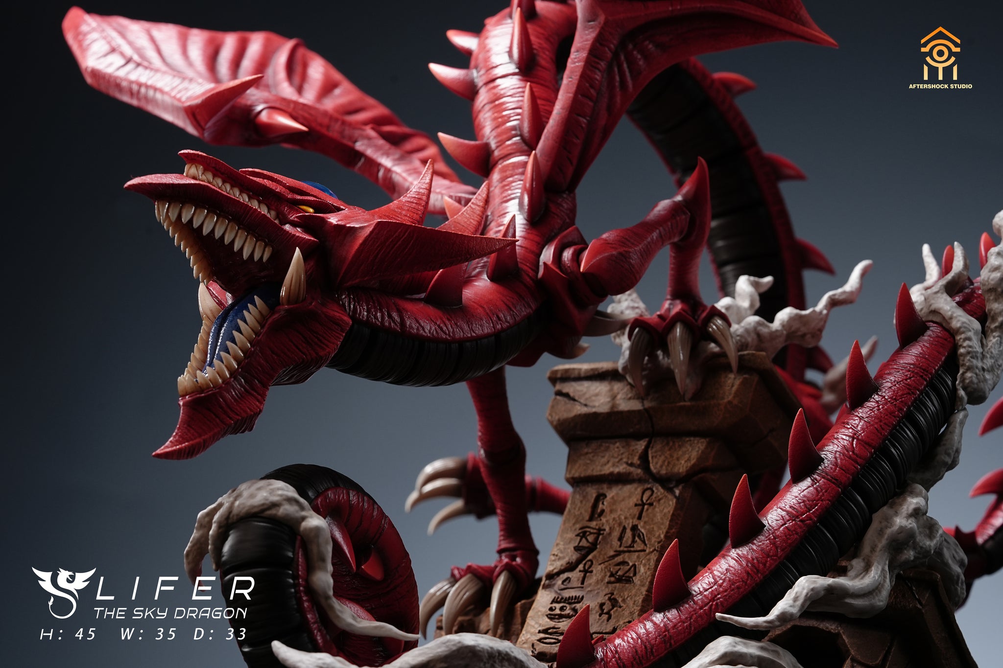 AFTERSHOCK STUDIO – YU-GI-OH!: THREE EGYPTIAN GOD CARDS SERIES, SLIFER ...