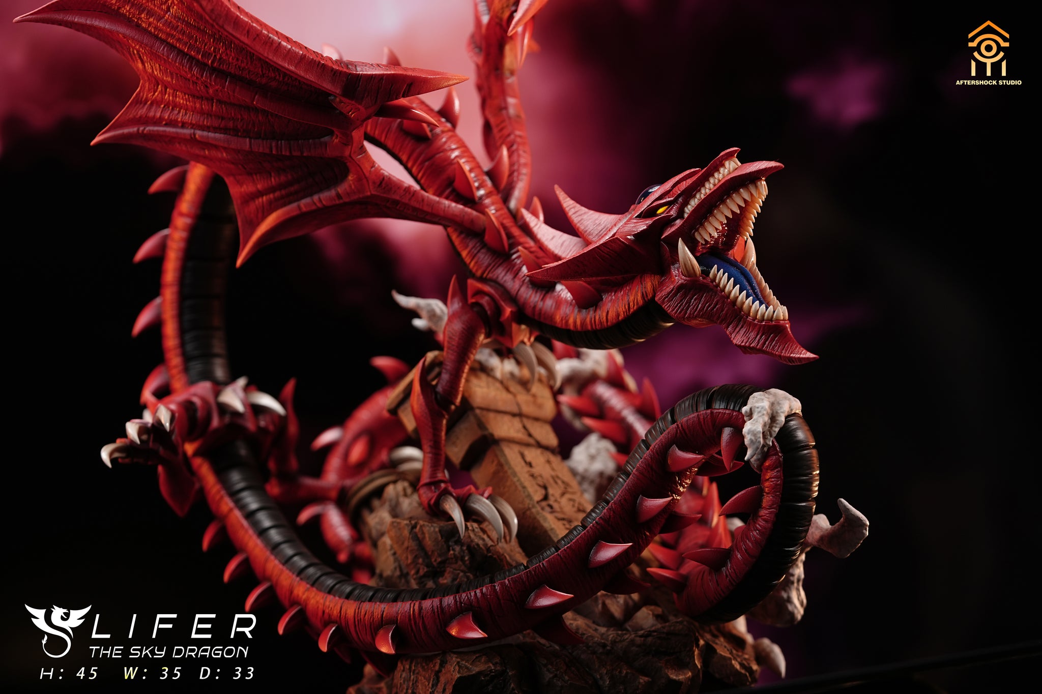 AFTERSHOCK STUDIO – YU-GI-OH!: THREE EGYPTIAN GOD CARDS SERIES, SLIFER ...
