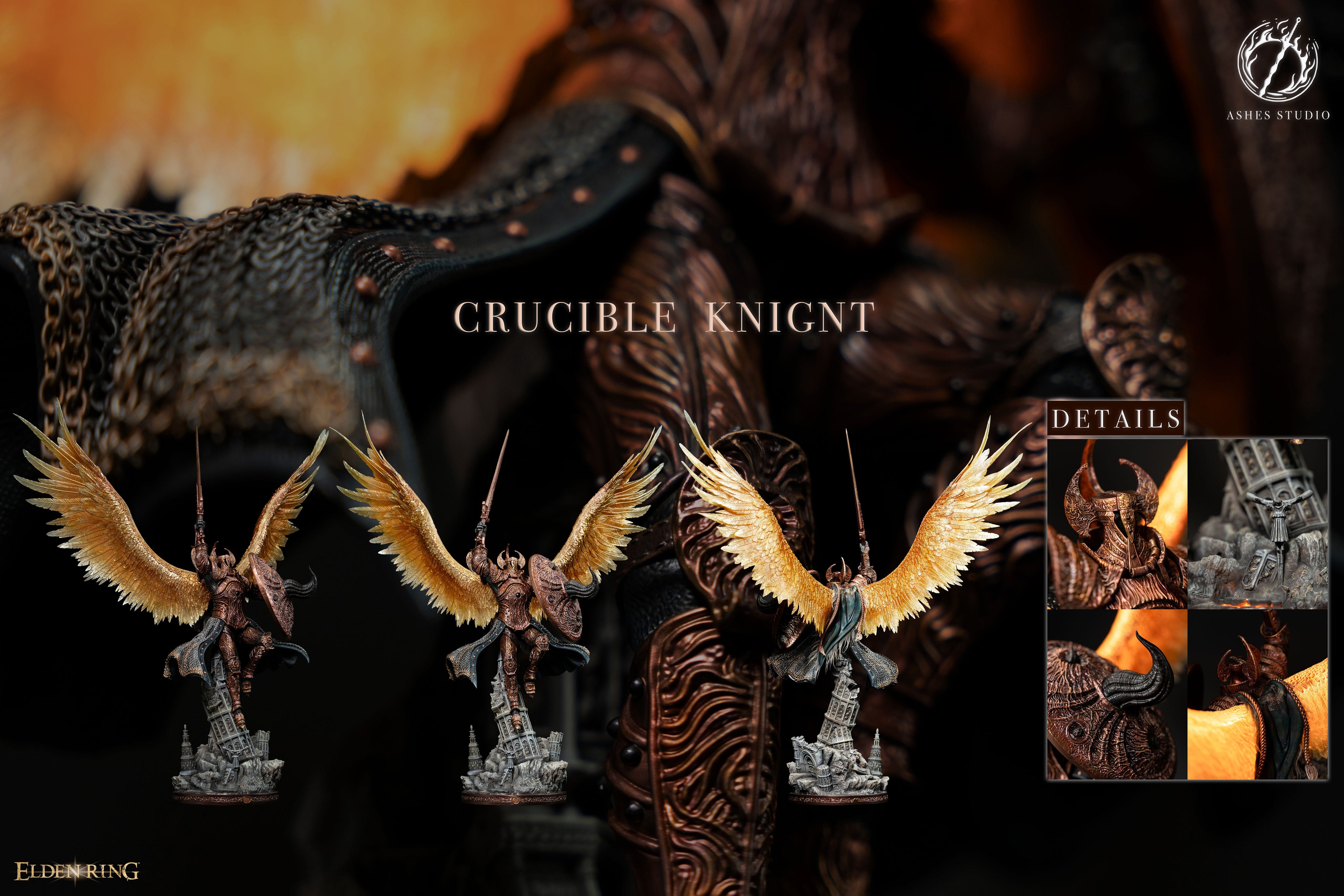 ASHES STUDIO – ELDEN RING: CRUCIBLE KNIGHT [SOLD OUT] – FF COLLECTIBLES