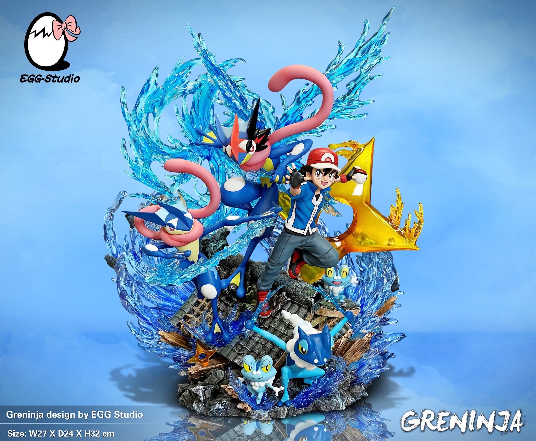 EGG STUDIO – POKEMON: GRENINJA EVOLUTION FAMILY [IN STOCK] – FF COLLECTIBLES
