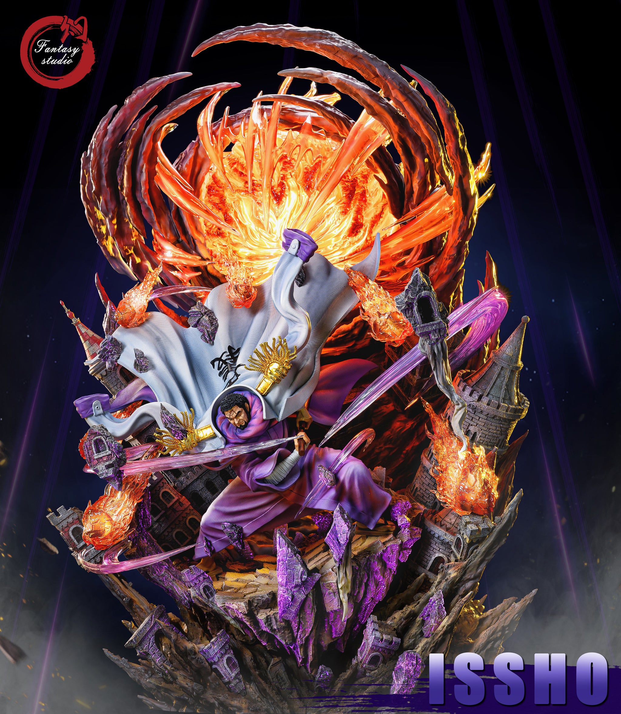 FANTASY STUDIO – ONE PIECE: LARGE STATUE SERIES 3. ISSHO “FUJITORA” [S – FF COLLECTIBLES