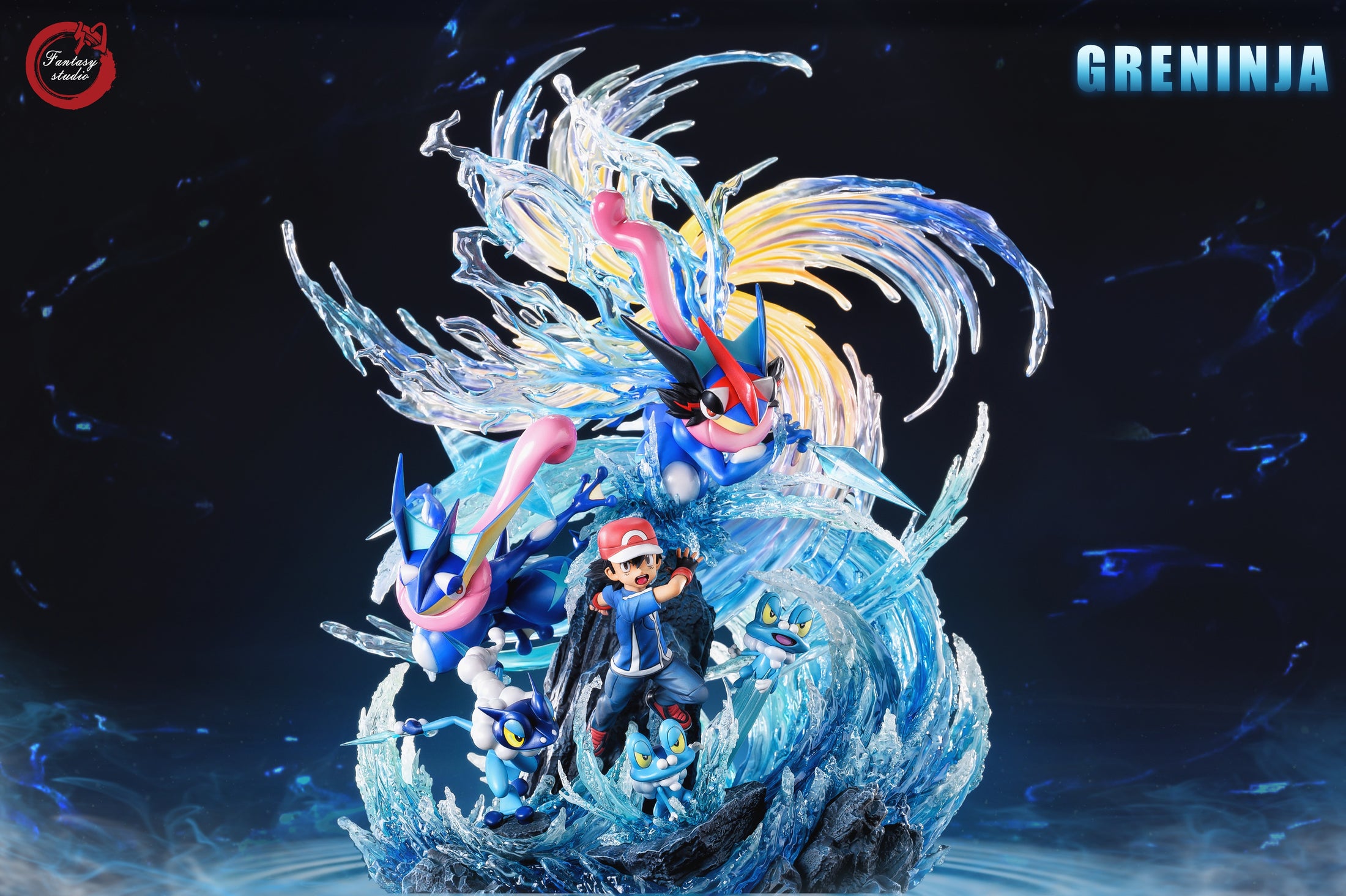 FANTASY STUDIO – POKEMON: GX EVOLUTION SERIES 12. GRENINJA FAMILY [IN – FF COLLECTIBLES