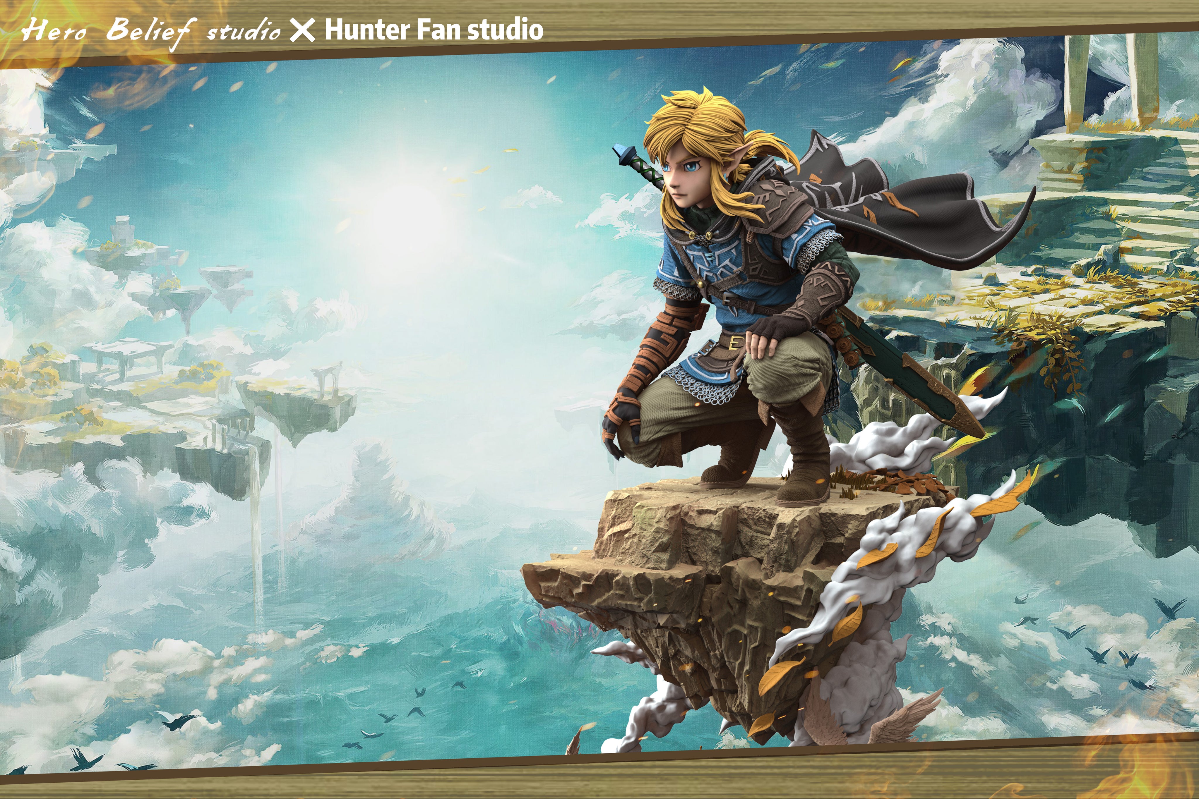 HERO BELIEF x HUNTER FAN STUDIO – THE LEGEND OF ZELDA: TEARS OF THE KI – FF COLLECTIBLES