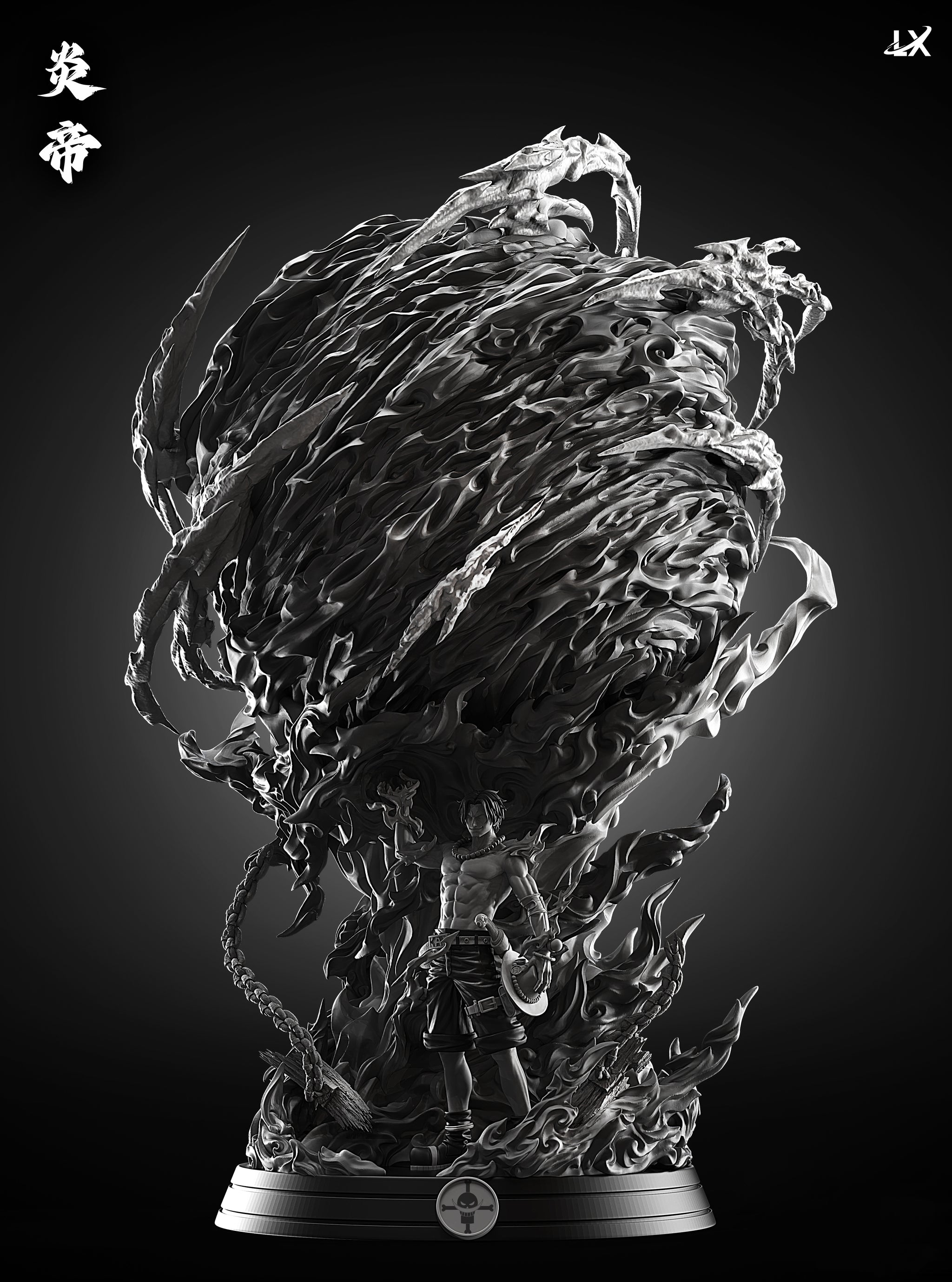 LX STUDIO – ONE PIECE: FLAME EMPEROR ACE 2.0 [IN STOCK] – FF COLLECTIBLES