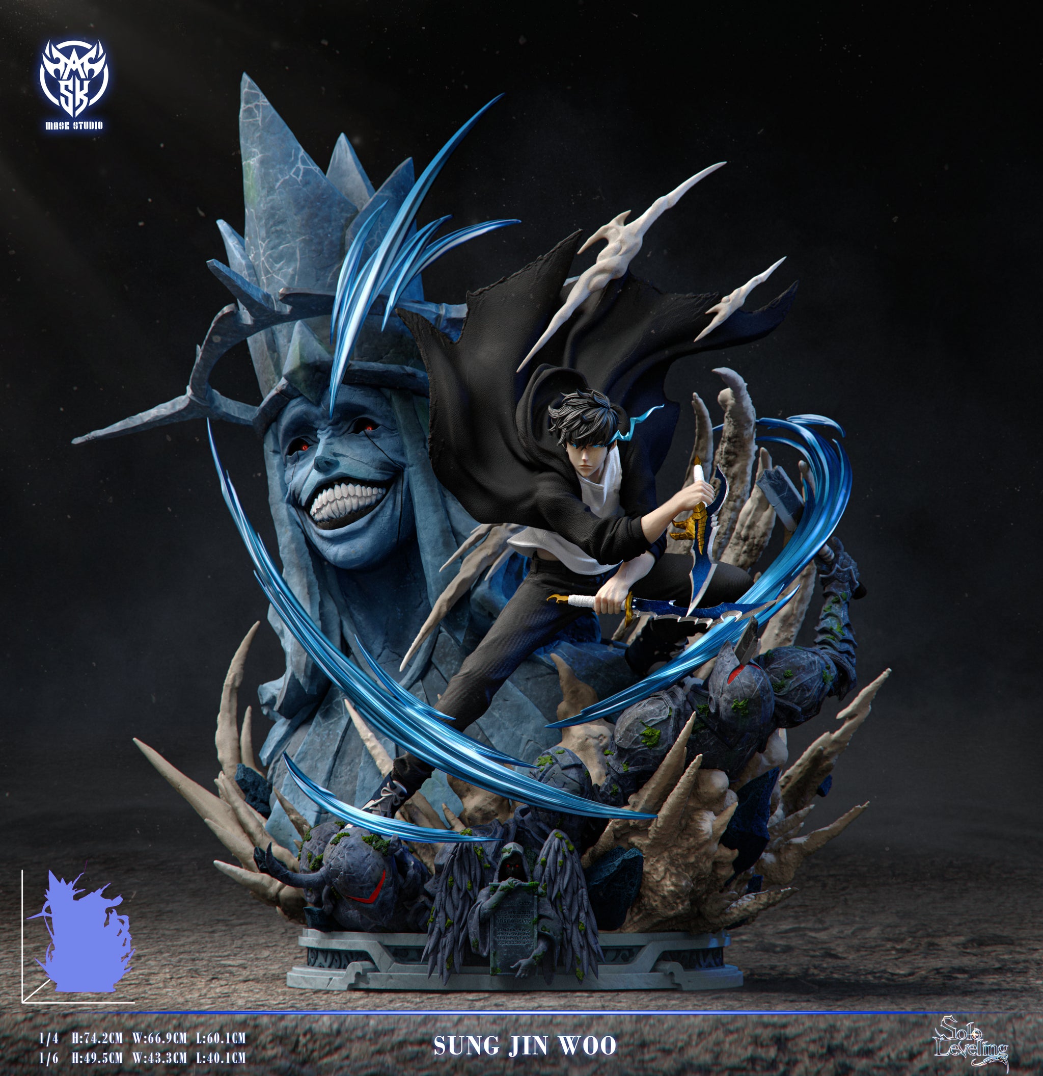 MASK STUDIO – SOLO LEVELING: SUNG JINWOO VS THE ARCHITECT [PRE-ORDER ...