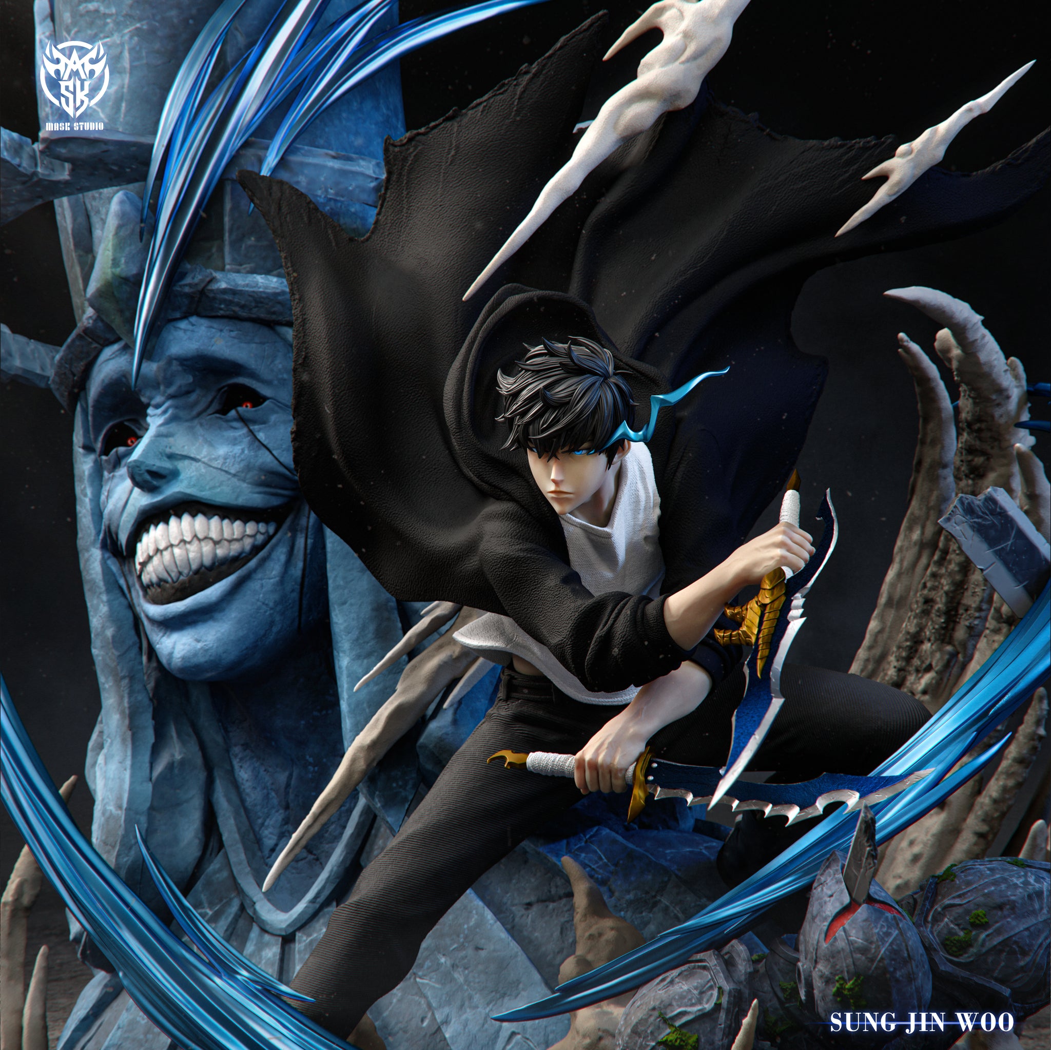 MASK STUDIO – SOLO LEVELING: SUNG JINWOO VS THE ARCHITECT [PRE-ORDER ...