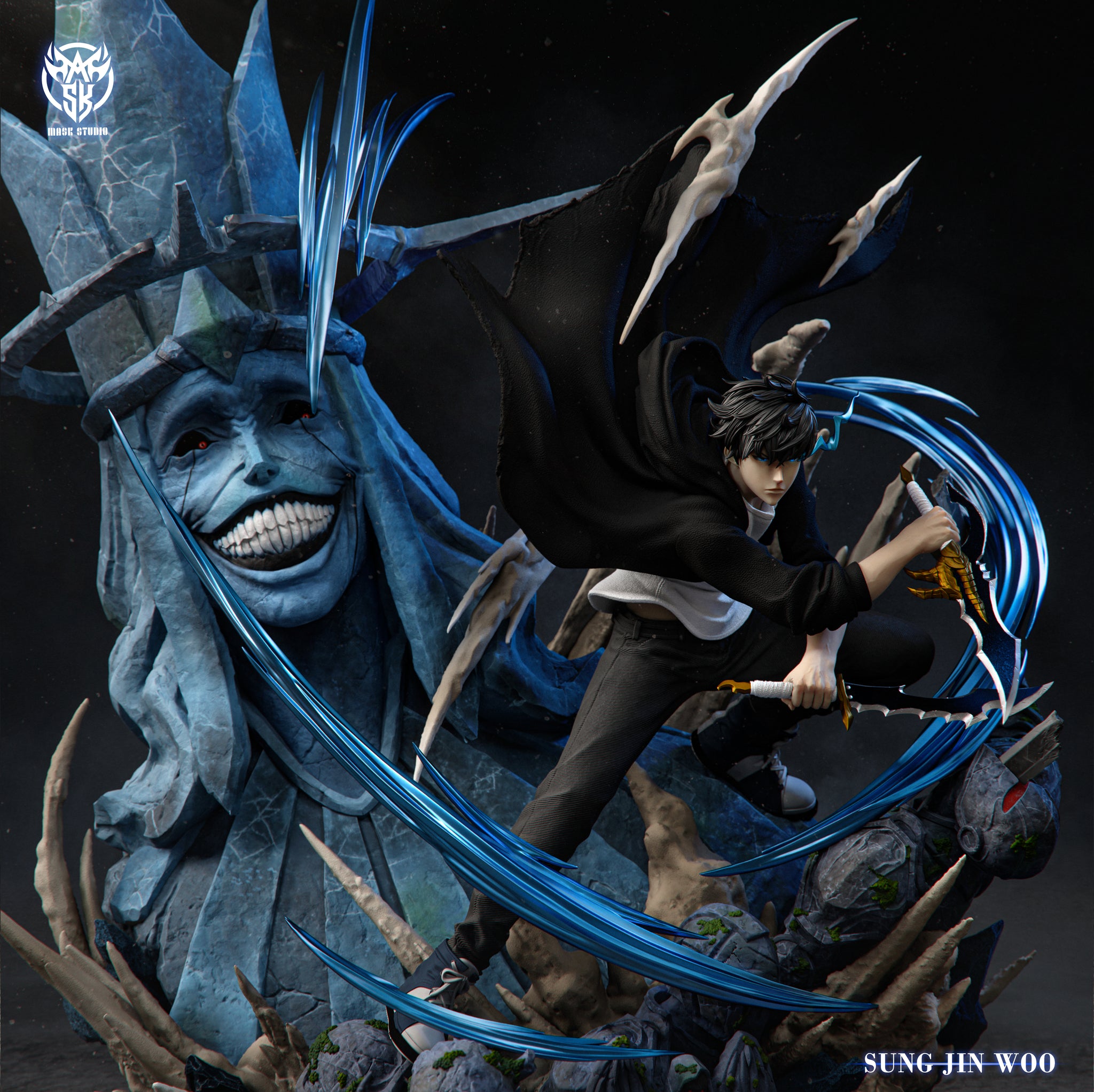 MASK STUDIO – SOLO LEVELING: SUNG JINWOO VS THE ARCHITECT [PRE-ORDER ...