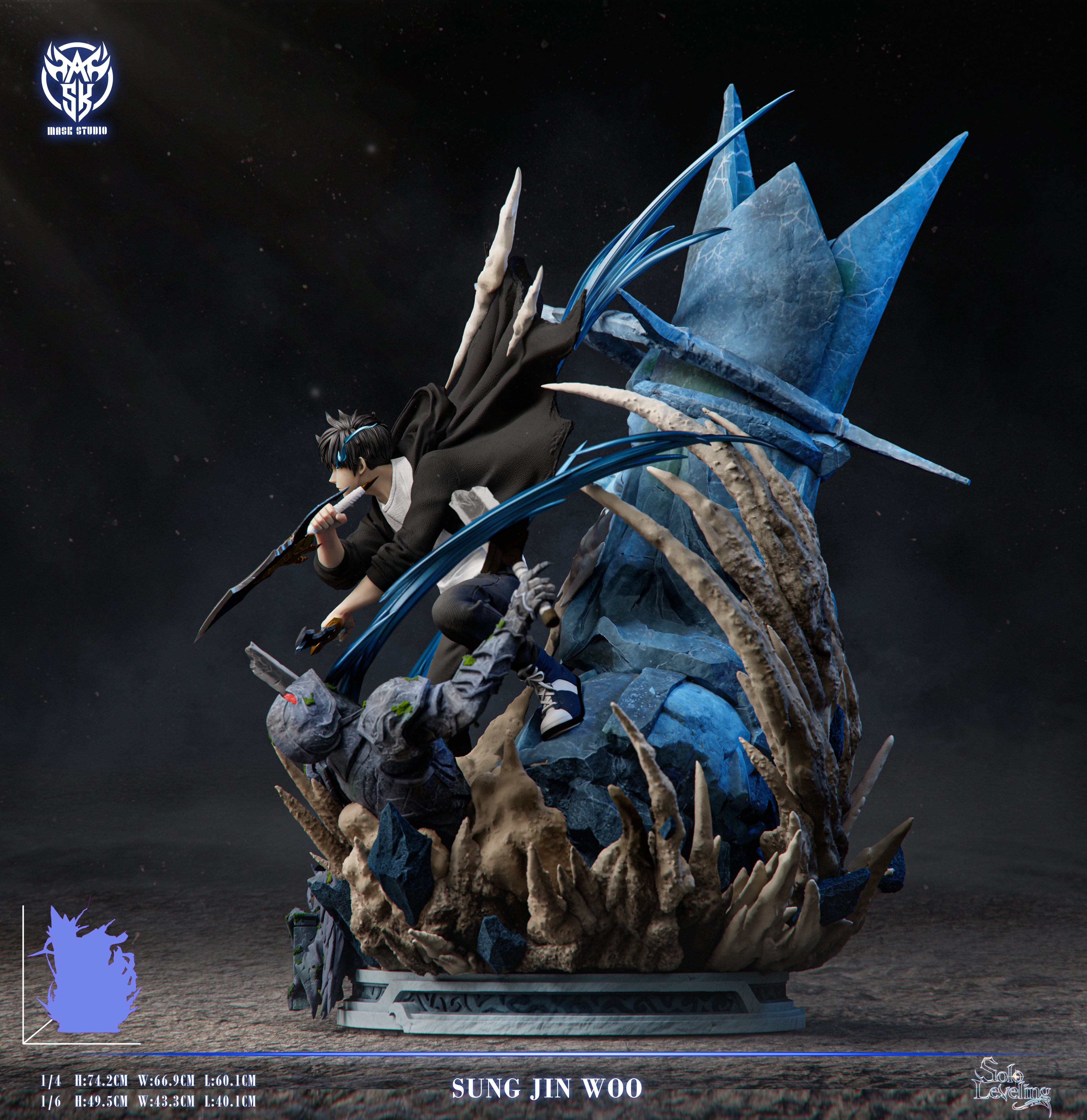 MASK STUDIO – SOLO LEVELING: SUNG JINWOO VS THE ARCHITECT [PRE-ORDER ...