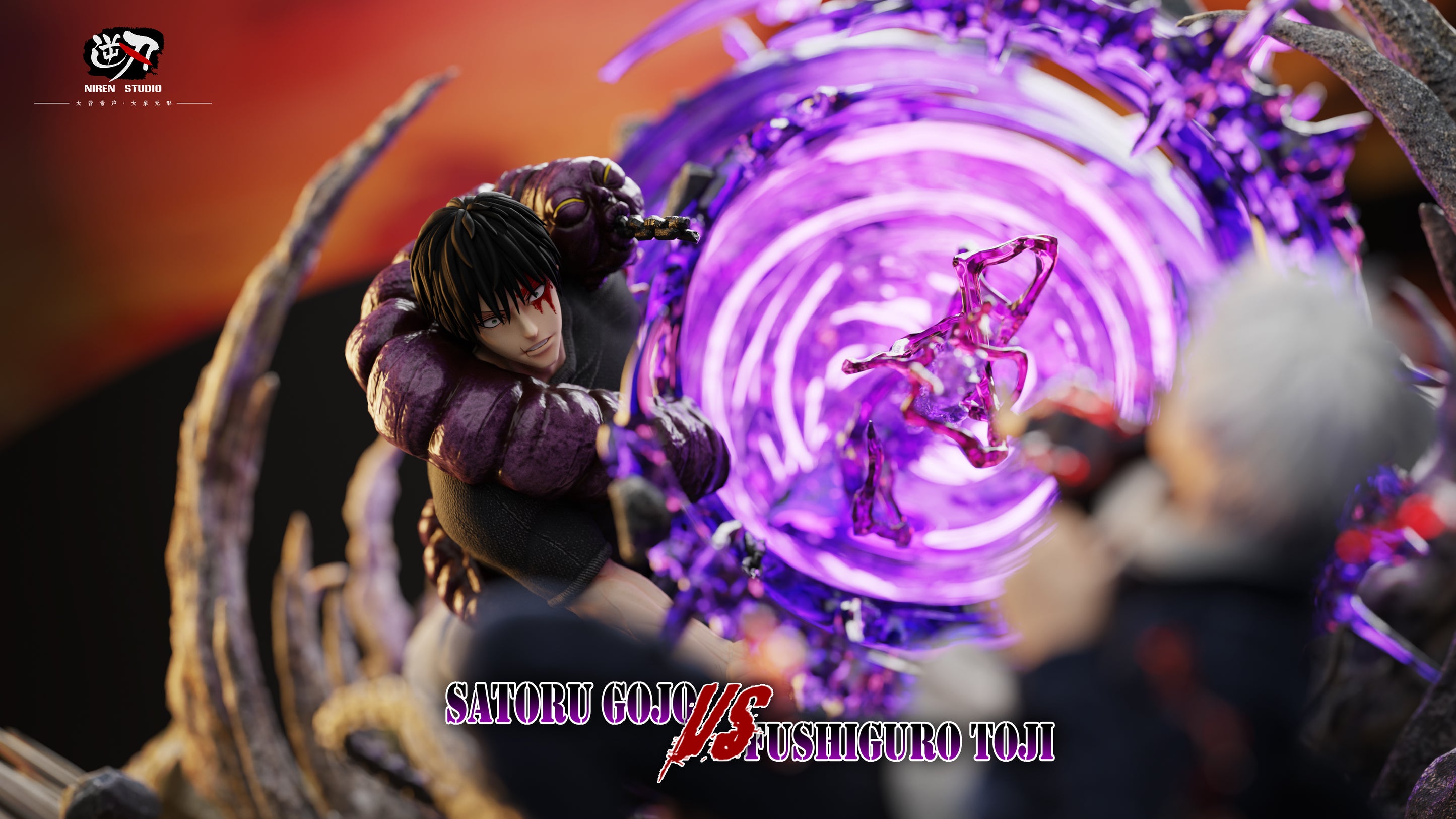NIREN STUDIO – JUJUTSU KAISEN: 1. SATORU GOJO VS TOJI FUSHIGURO [IN ST – FF COLLECTIBLES