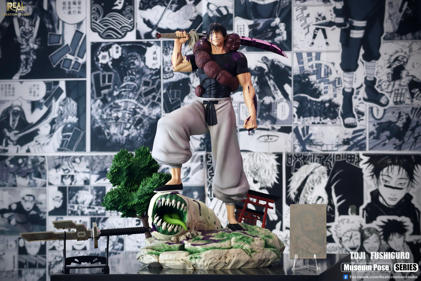 REAL CREATION STUDIO – JUJUTSU KAISEN: MUSEUM POSE SERIES, TOJI FUSHIG ...