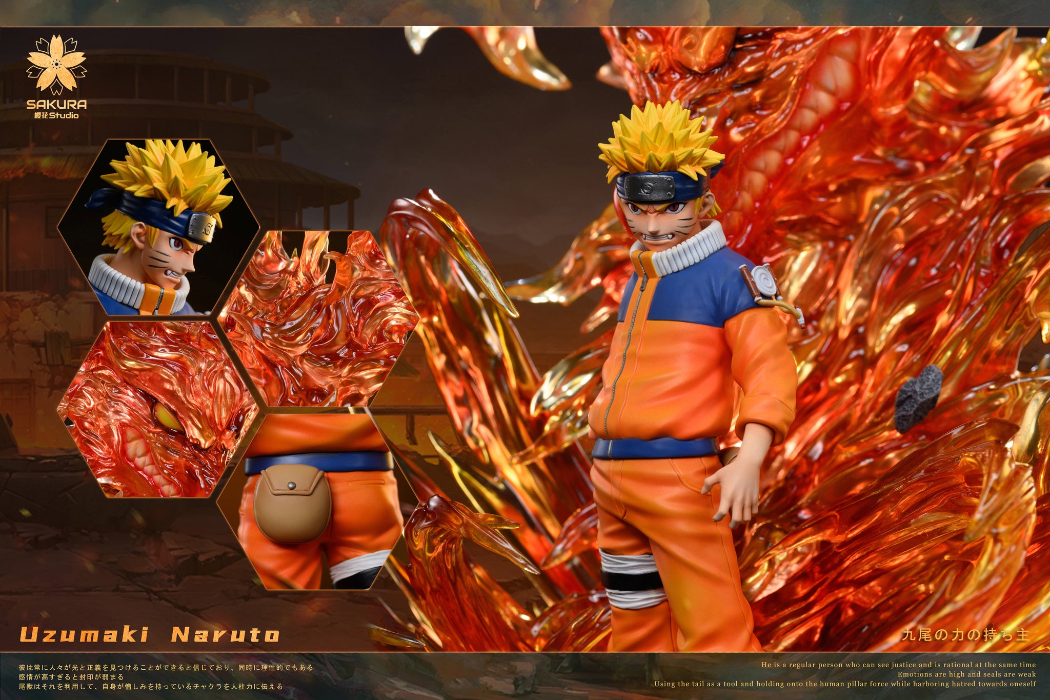 SAKURA STUDIO – NARUTO: 3. NARUTO UZUMAKI [IN STOCK] – FF COLLECTIBLES