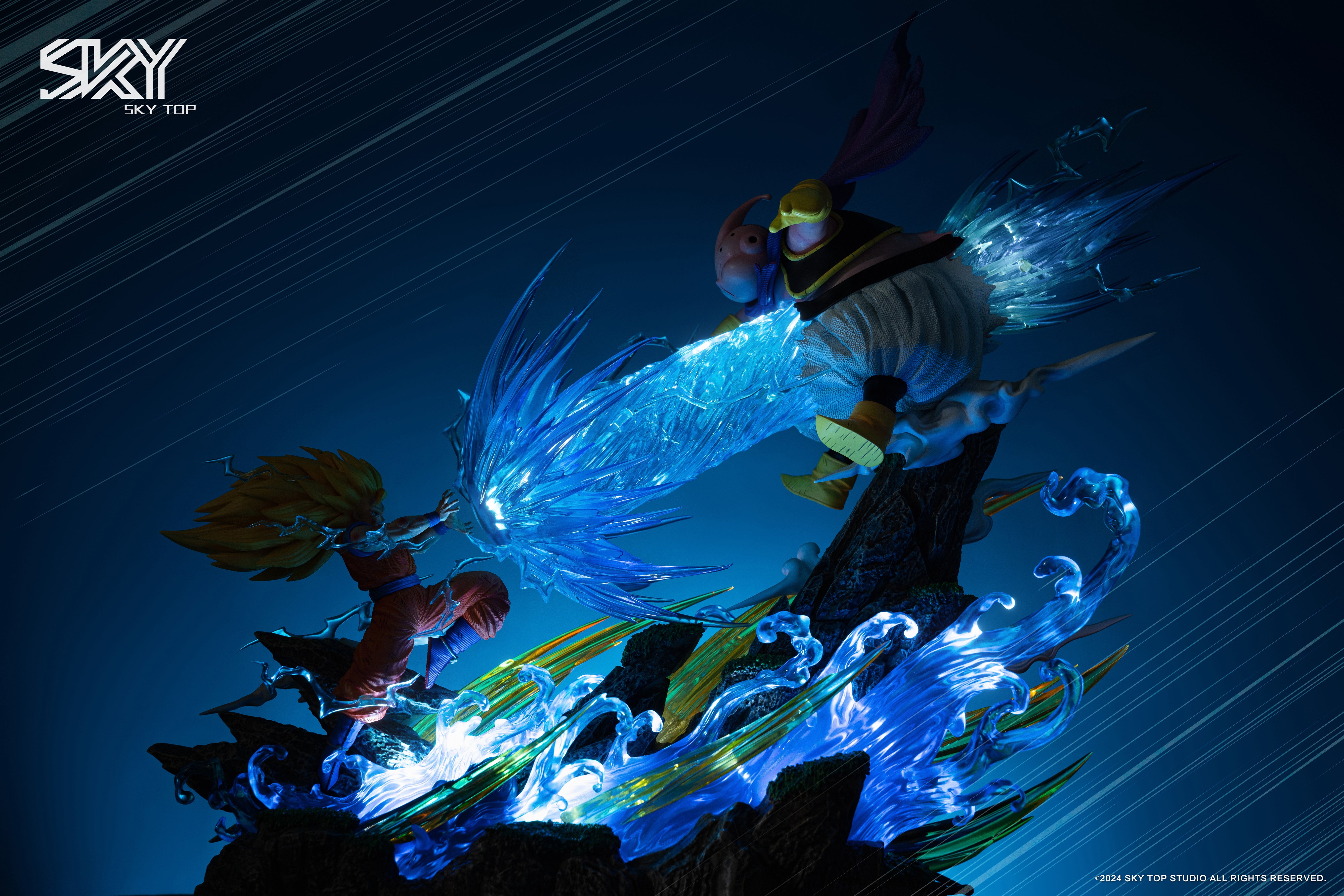SKY TOP STUDIO – DRAGON BALL Z: CLASSIC BATTLE SCENE SERIES, SSJ3 GOKU ...