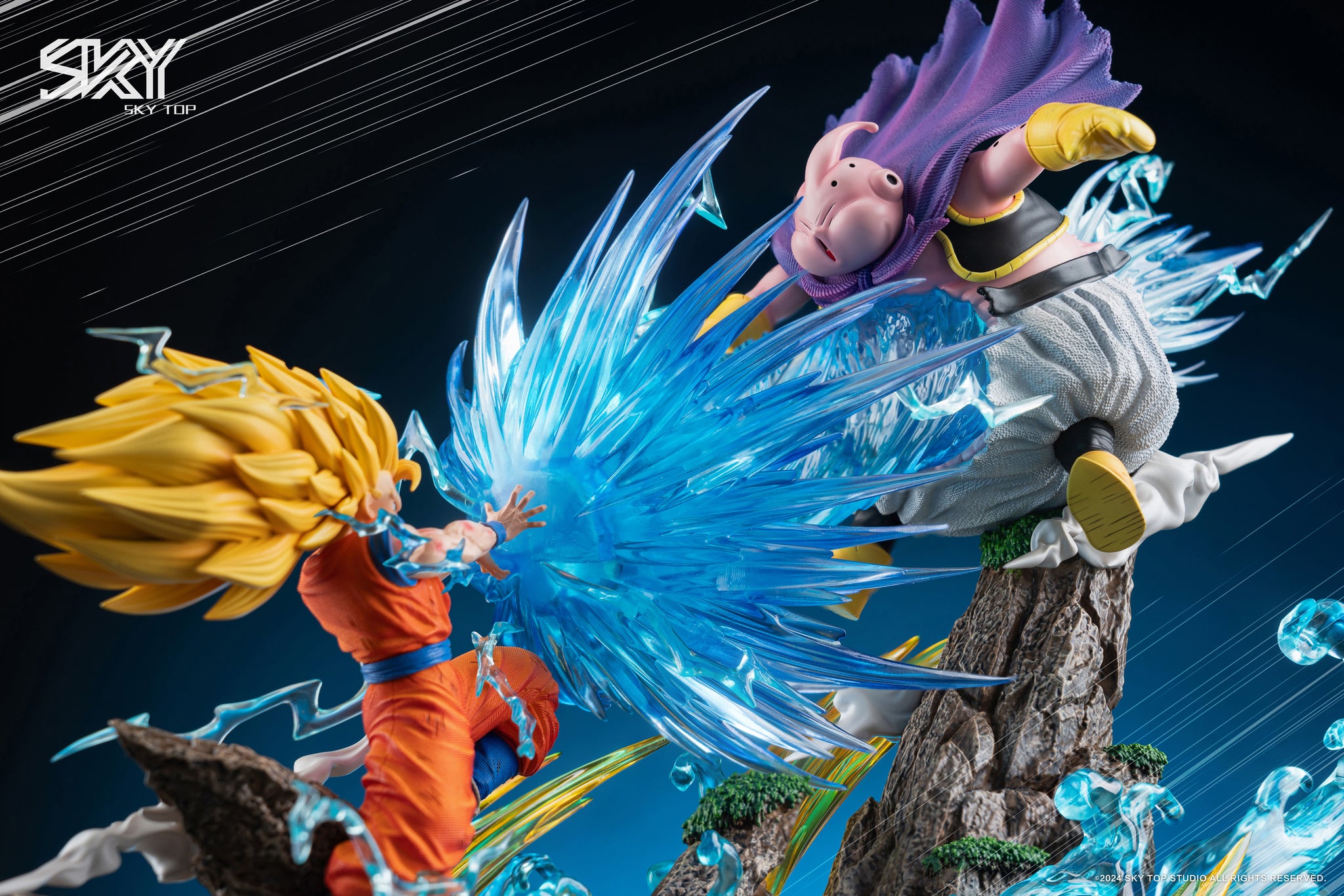 SKY TOP STUDIO – DRAGON BALL Z: CLASSIC BATTLE SCENE SERIES, SSJ3 GOKU ...