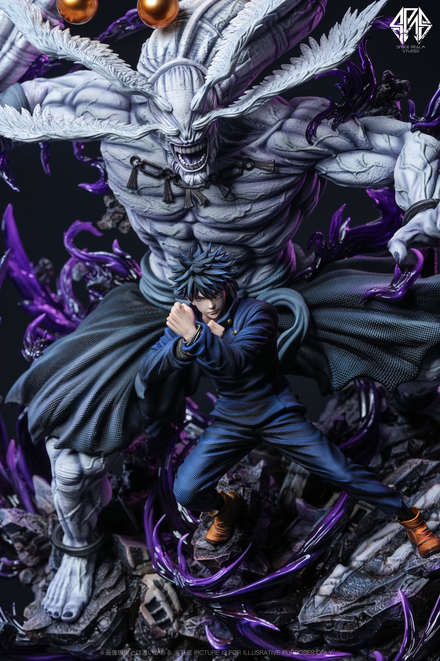 SPACE REALM STUDIO – JUJUTSU KAISEN: SSS LEVEL STATUE SERIES 1. MEGUMI ...