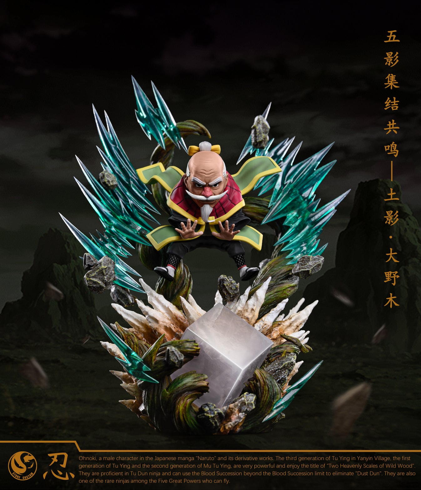 STONE CUSTOM STUDIO – NARUTO: MADARA VS 5 KAGE SERIES 3. TSUCHIKAGE, O ...