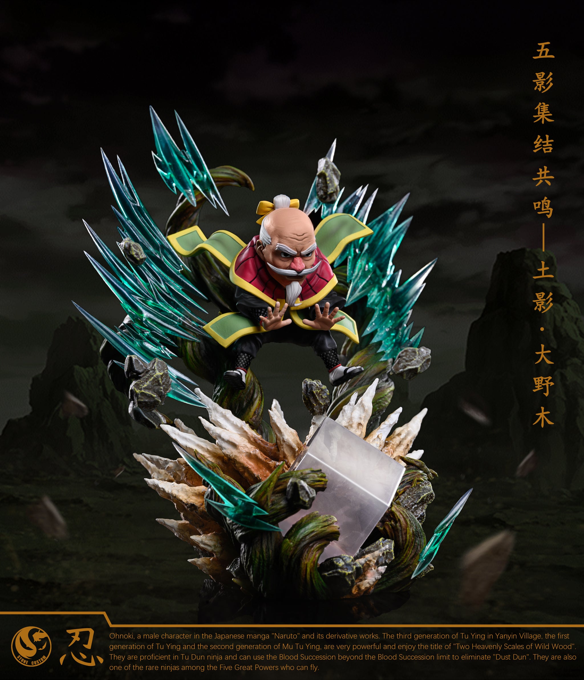 STONE CUSTOM STUDIO – NARUTO: MADARA VS 5 KAGE SERIES 3. TSUCHIKAGE, O ...