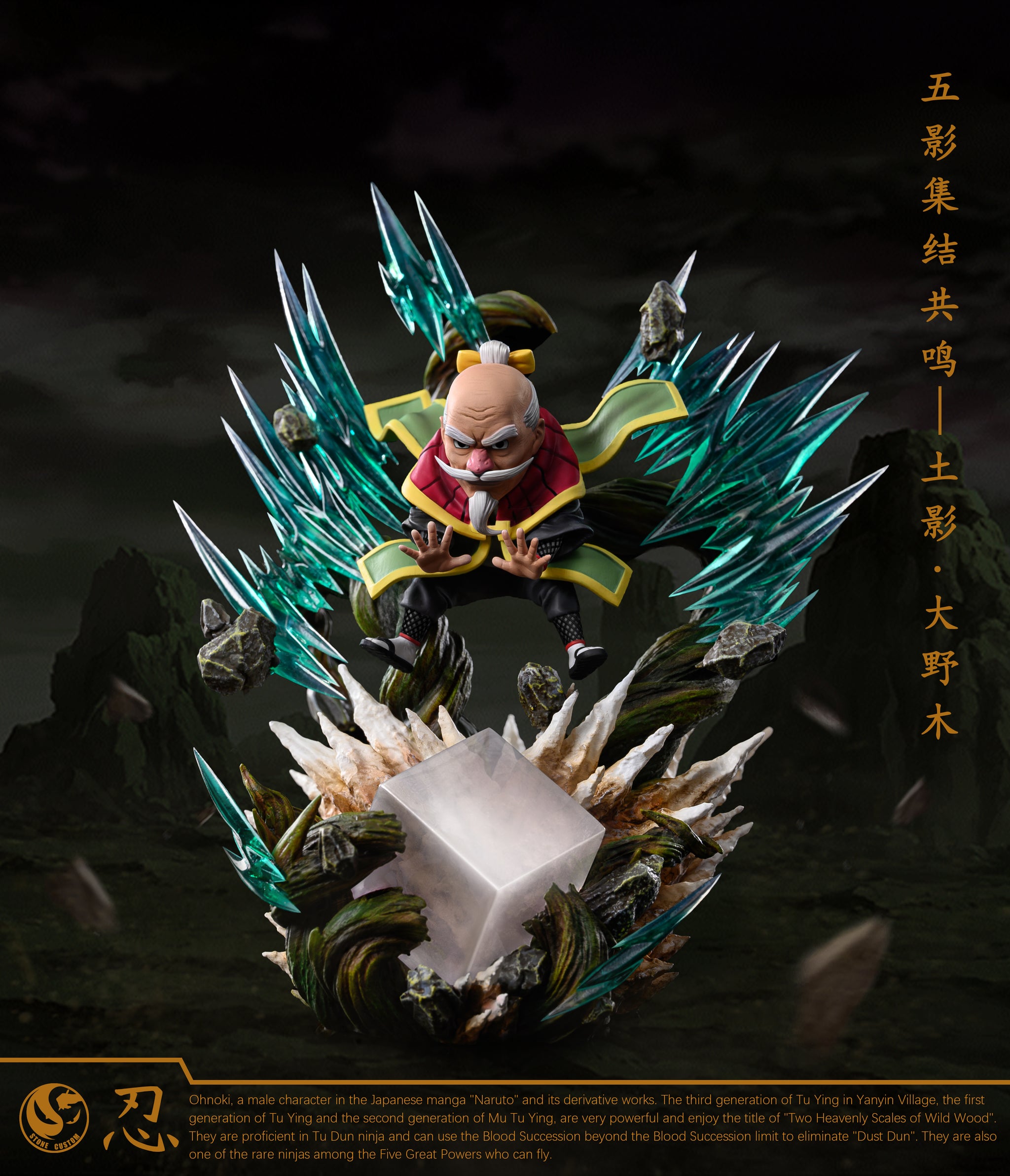 STONE CUSTOM STUDIO – NARUTO: MADARA VS 5 KAGE SERIES 3. TSUCHIKAGE, O ...