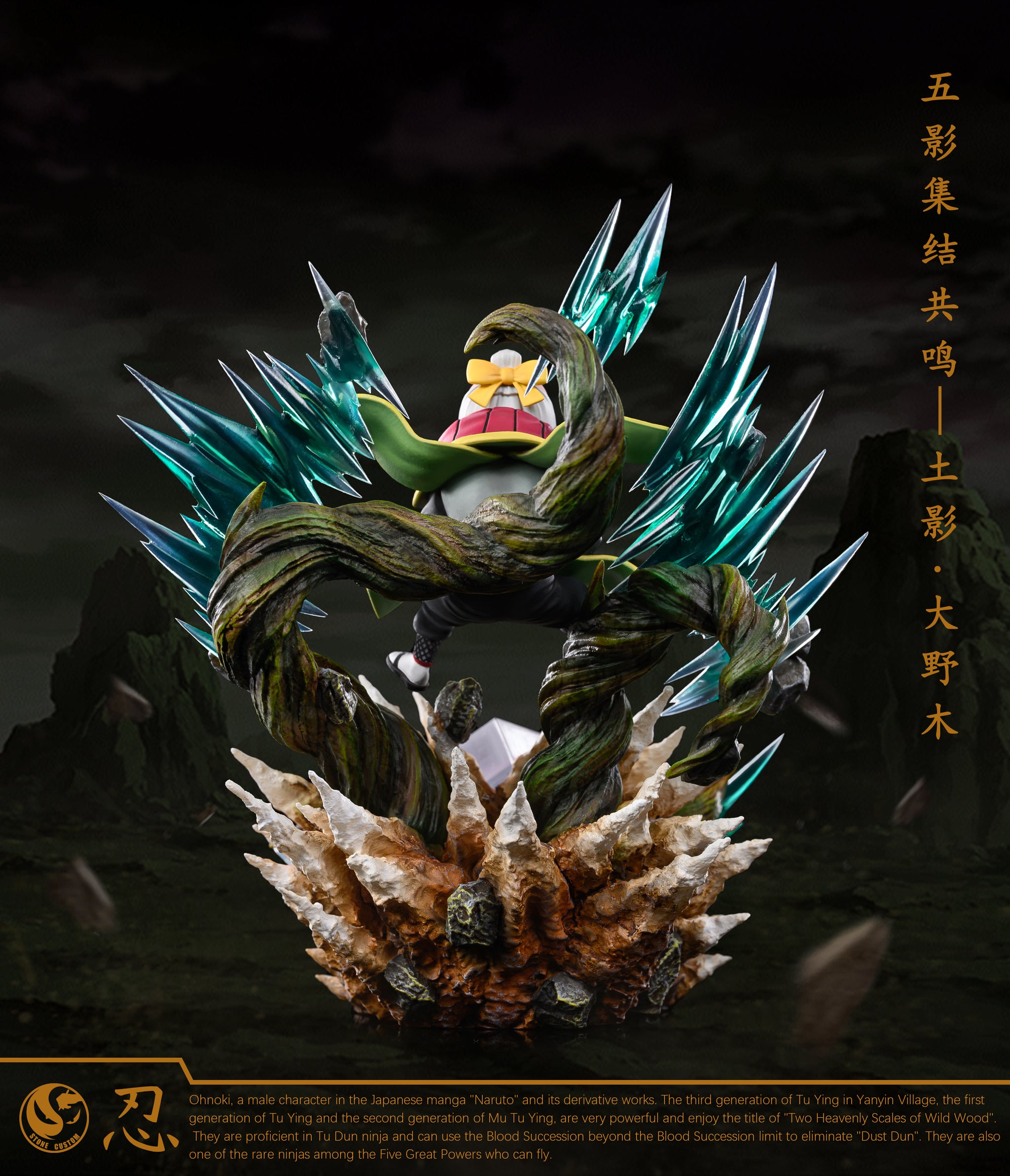 STONE CUSTOM STUDIO – NARUTO: MADARA VS 5 KAGE SERIES 3. TSUCHIKAGE, O ...