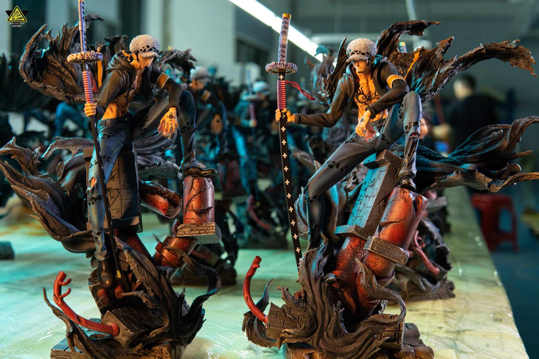 SUPER BOMB STUDIO – ONE PIECE: 7 WARLORDS BATTLE DAMAGED SERIES, 1. TR ...