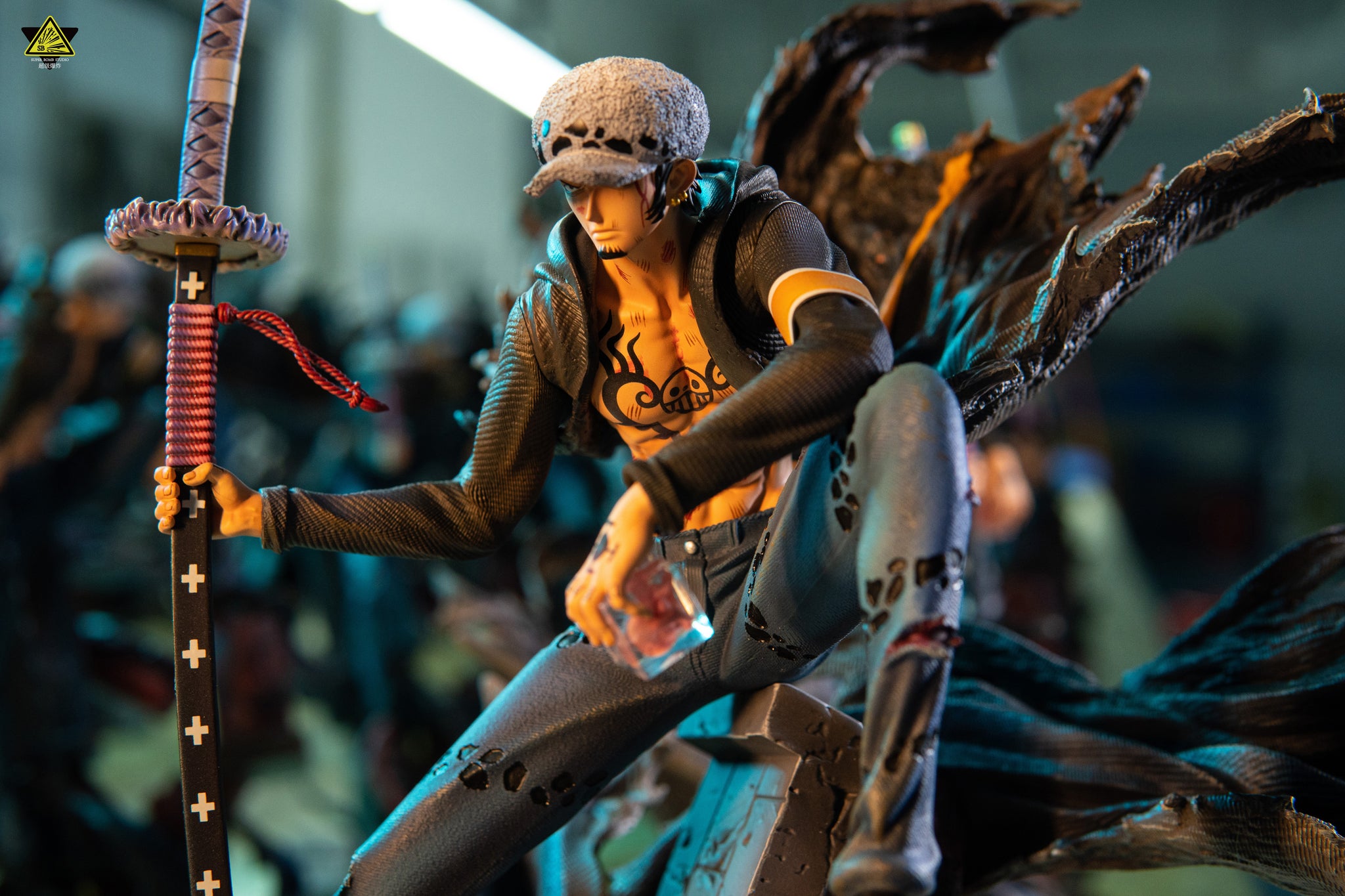 SUPER BOMB STUDIO – ONE PIECE: 7 WARLORDS BATTLE DAMAGED SERIES, 1. TR ...