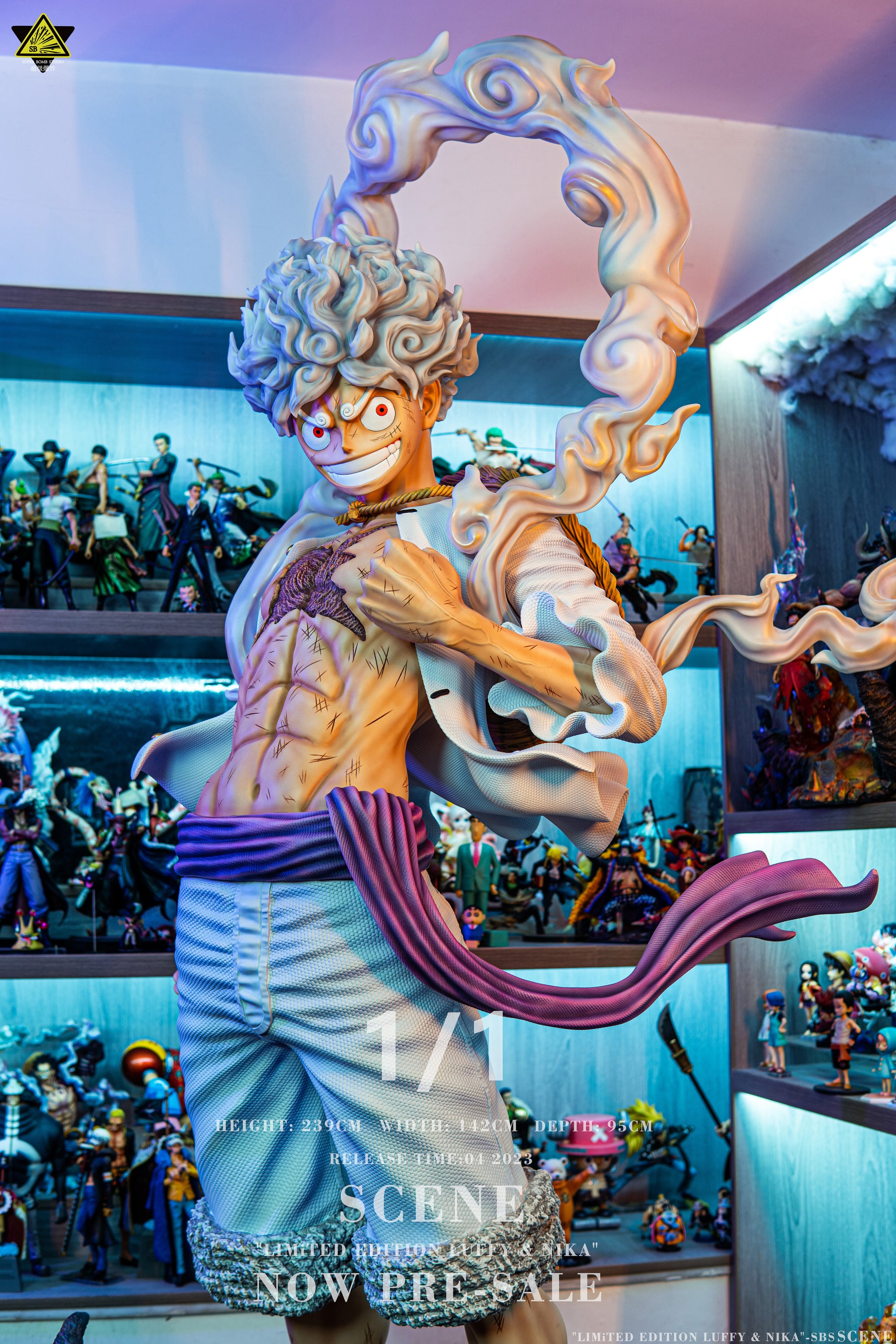 SUPER BOMB STUDIO – ONE PIECE: NIKA LUFFY 1/1 [SOLD OUT] – FF COLLECTIBLES