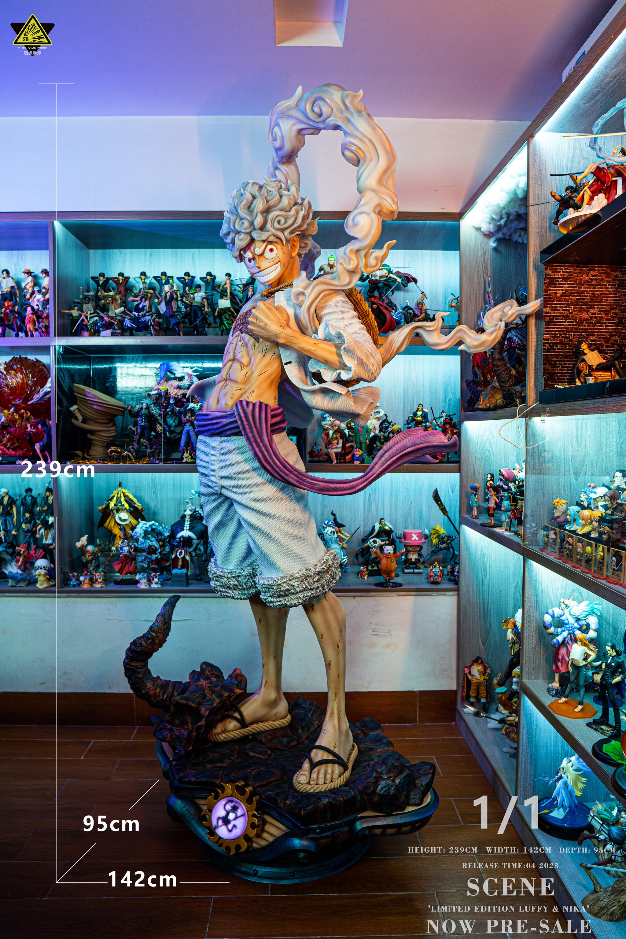 SUPER BOMB STUDIO – ONE PIECE: NIKA LUFFY 1/1 [SOLD OUT] – FF COLLECTIBLES