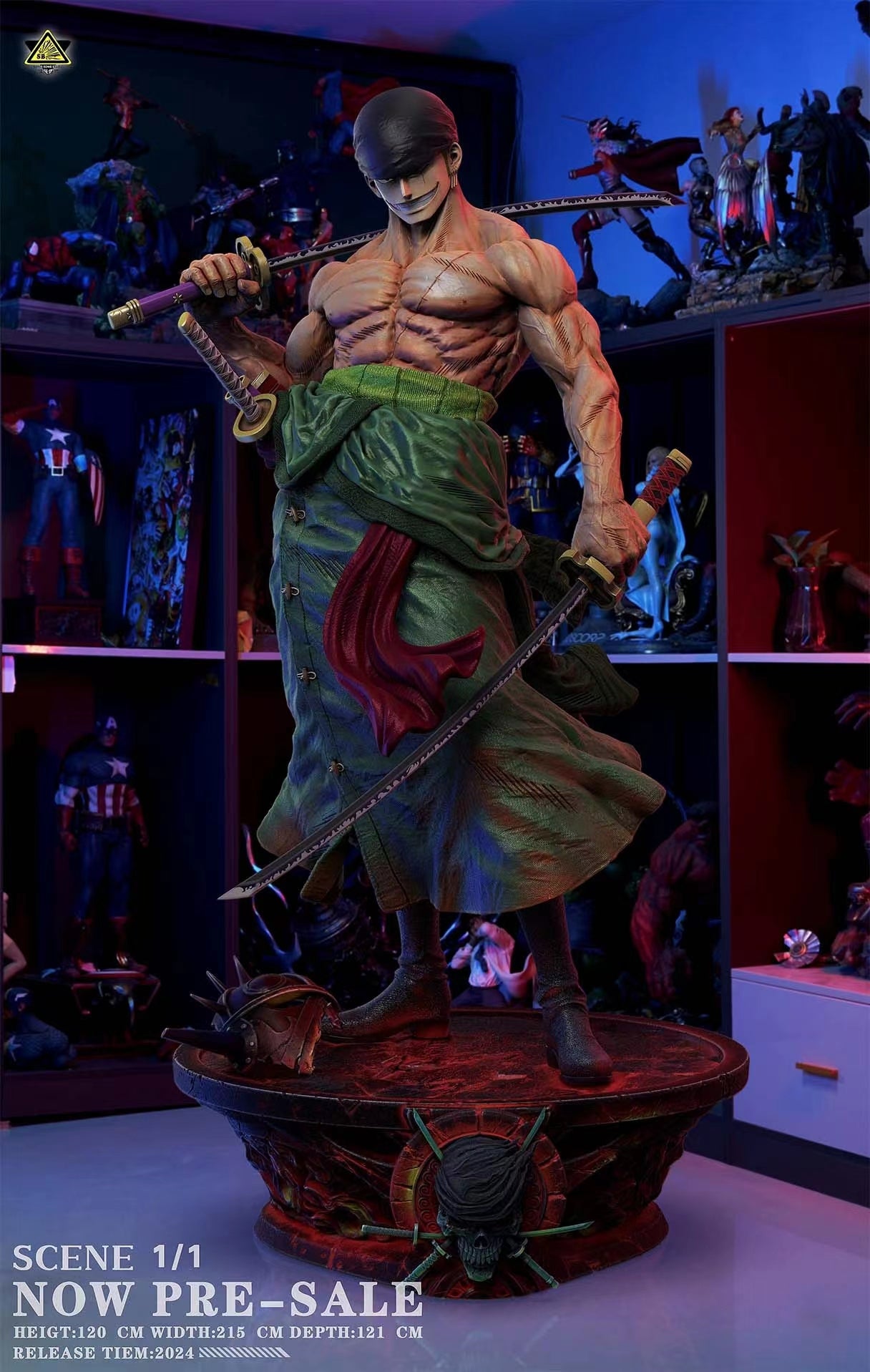 SUPER BOMB STUDIO – ONE PIECE: RORONOA ZORO 1/1 [PRE-ORDER] – FF ...