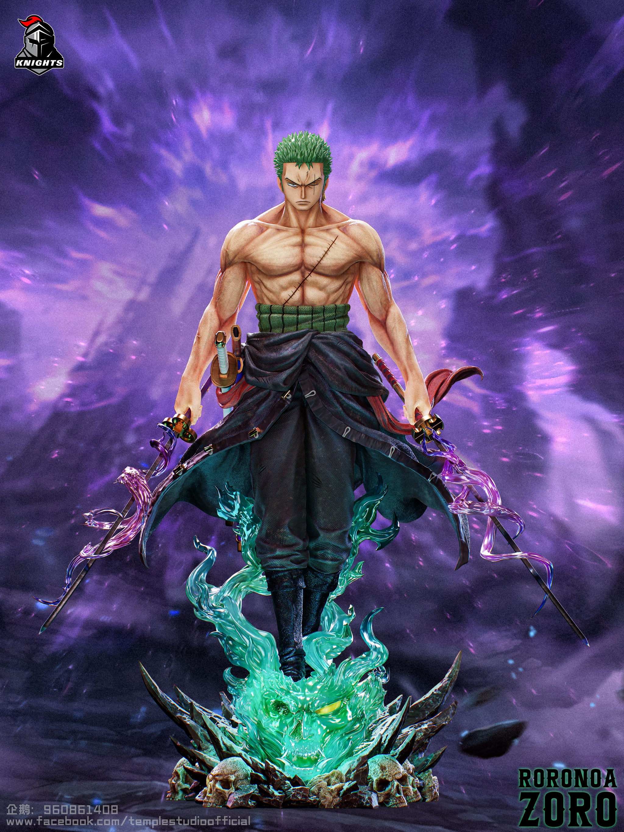 TEMPLE STUDIO – ONE PIECE: MASTER COLLECTION SERIES 5. RORONOA ZORO [P ...