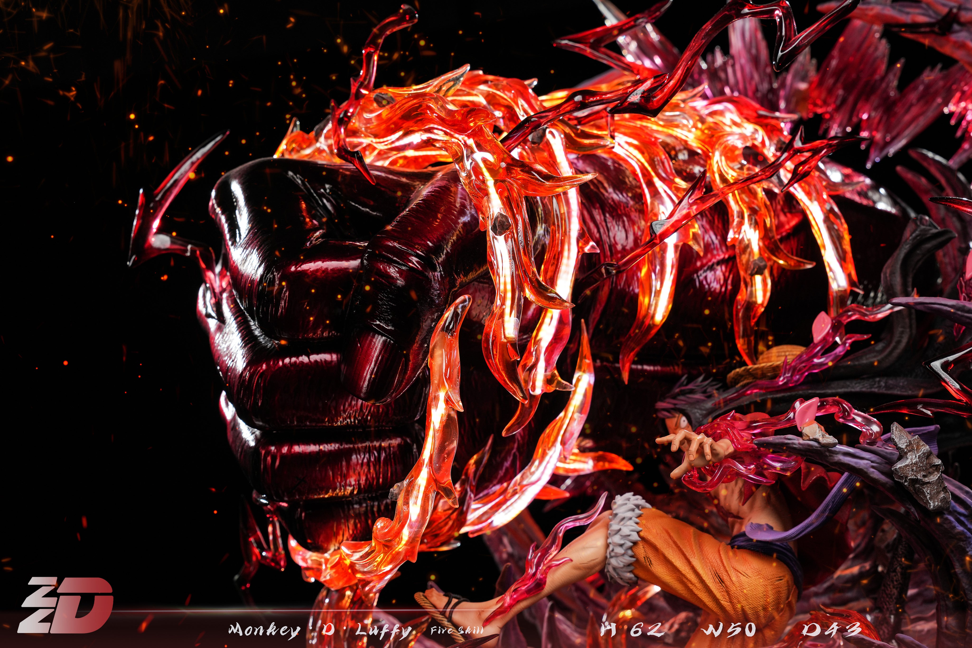 ZZDD STUDIO – ONE PIECE: RED ROC LUFFY [IN STOCK] – FF COLLECTIBLES