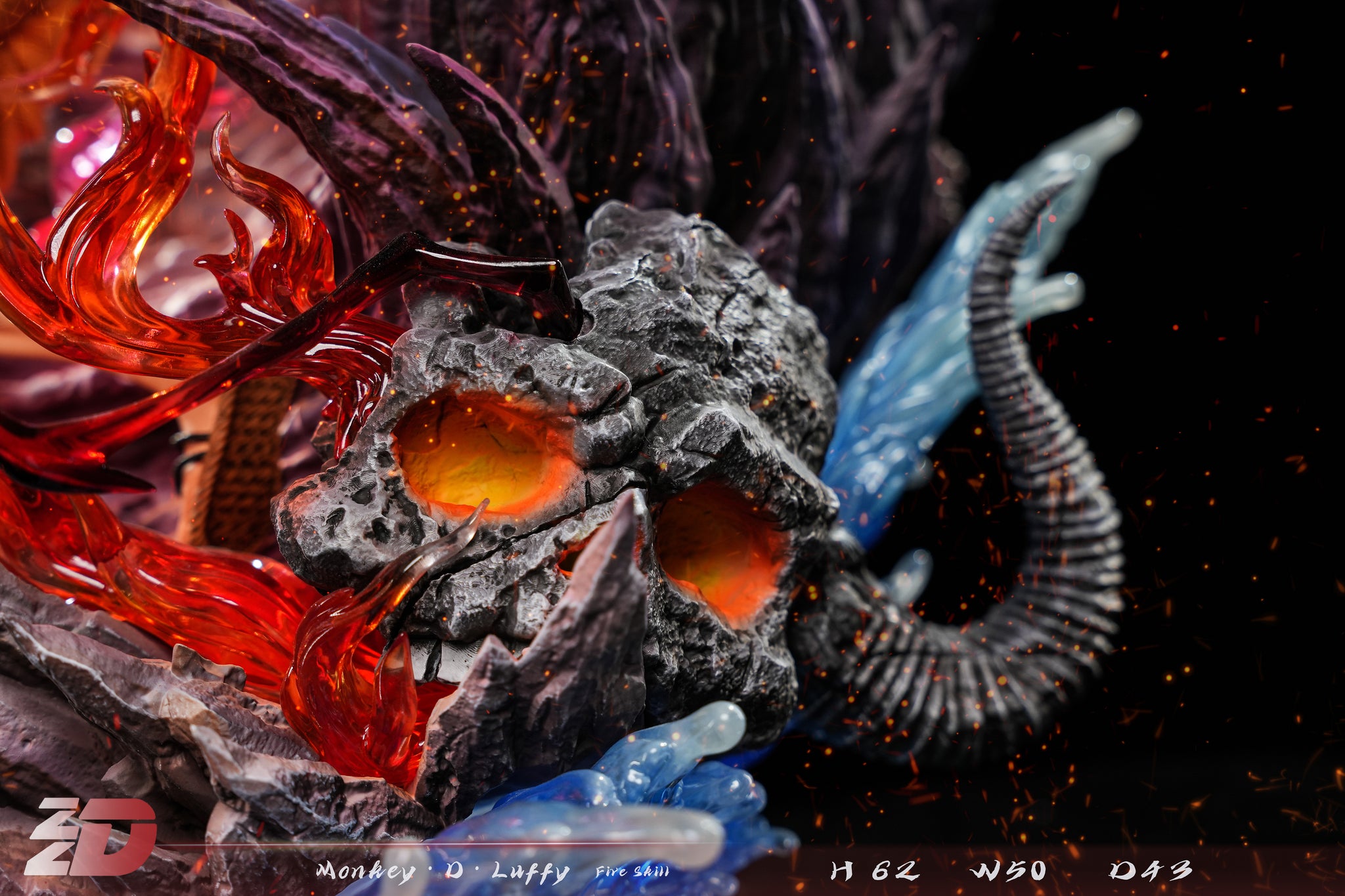 ZZDD STUDIO – ONE PIECE: RED ROC LUFFY [IN STOCK] – FF COLLECTIBLES