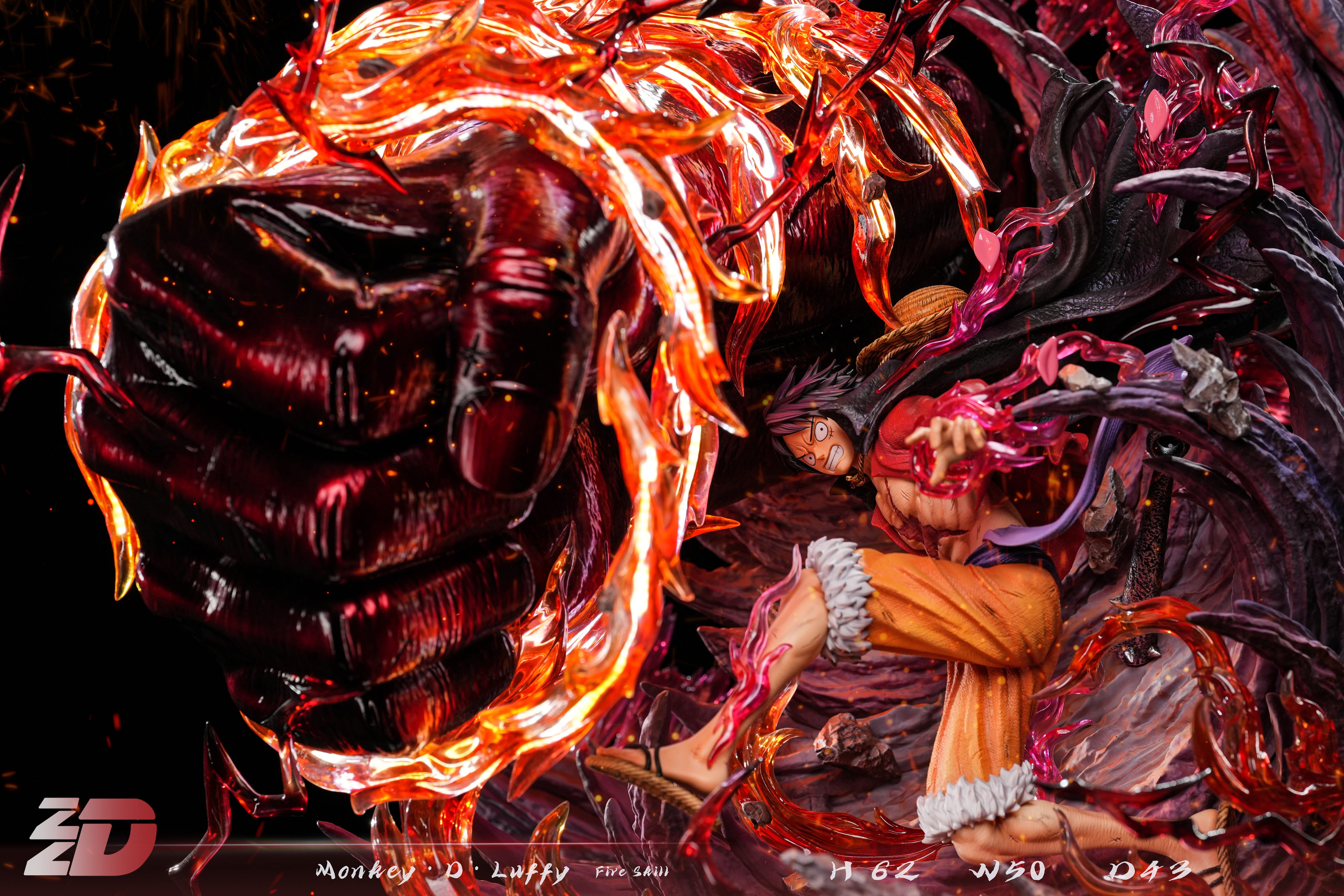 ZZDD STUDIO – ONE PIECE: RED ROC LUFFY [IN STOCK] – FF COLLECTIBLES