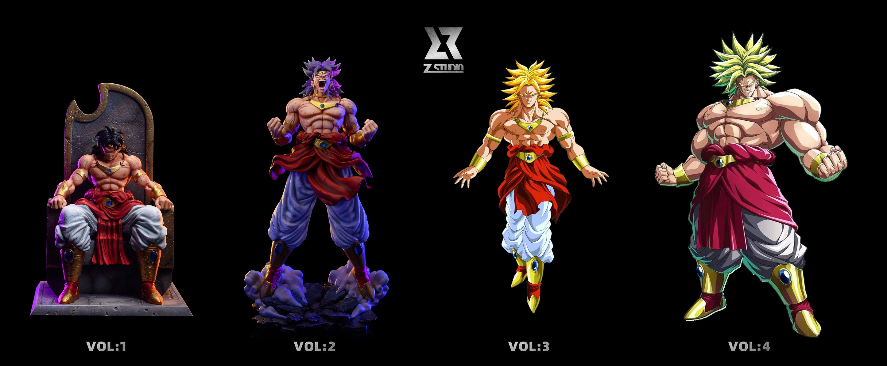 Z STUDIO – DRAGON BALL Z: BROLY SERIES 2. SITTING POSE BROLY [IN STOCK ...