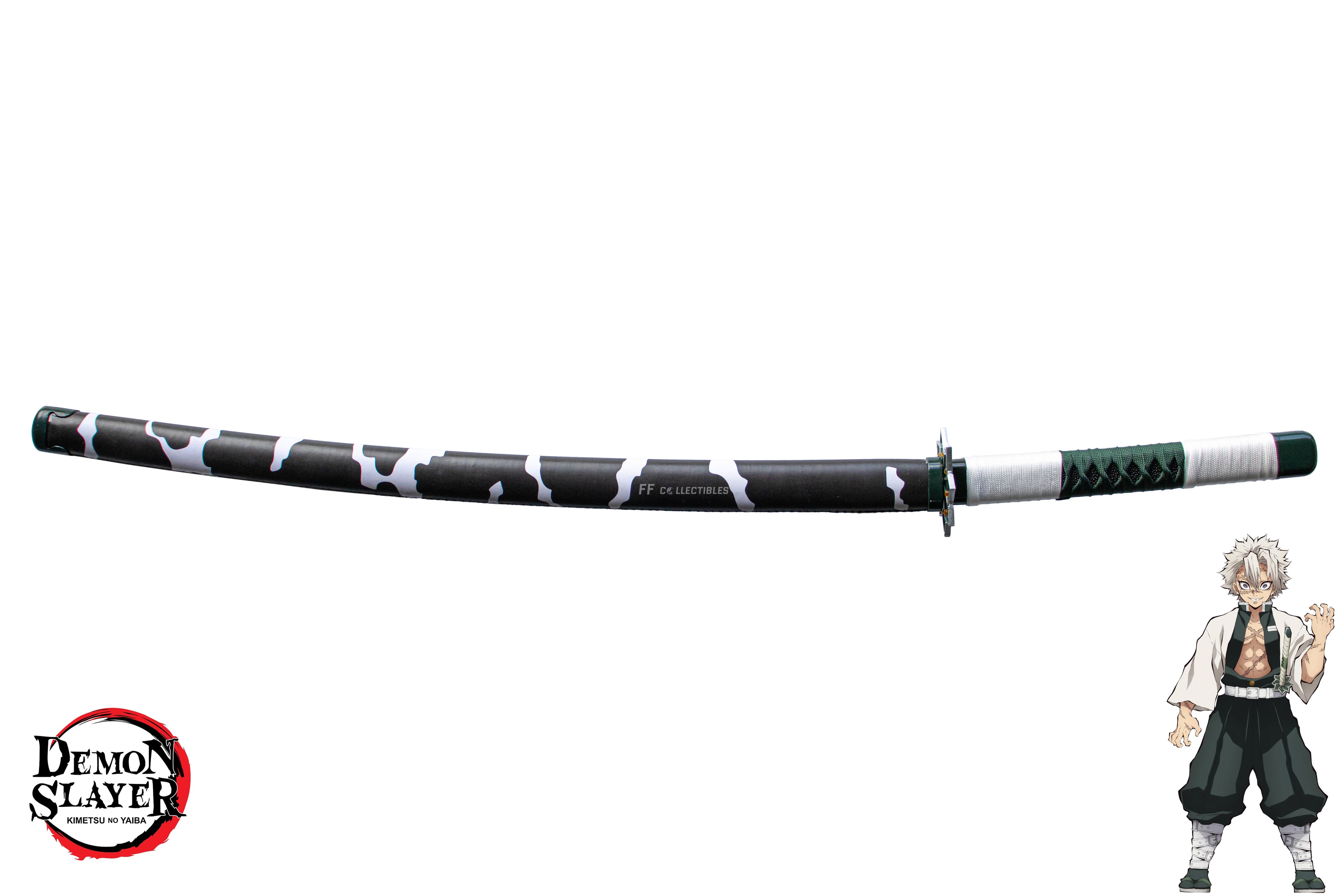 DEMON SLAYER – SANEMI SHINAZUGAWA’S NICHIRIN SWORD (with LEATHER sheat ...