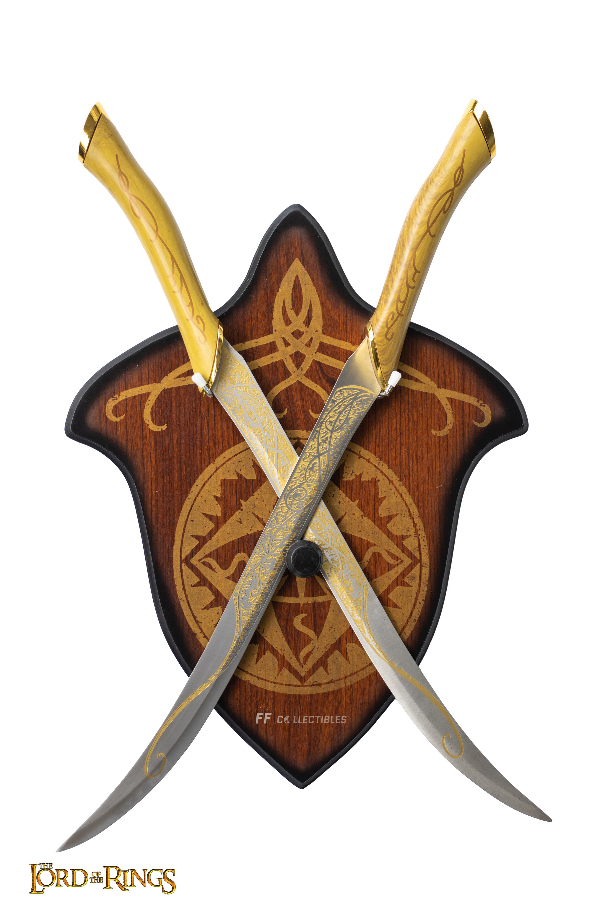 LORD OF THE RINGS - LEGOLAS GREENLEAF'S ELVEN DUAL SWORDS (w FREE wall ...