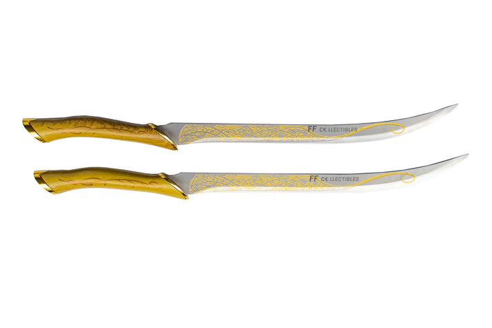 LORD OF THE RINGS - LEGOLAS GREENLEAF'S ELVEN DUAL SWORDS (w FREE wall ...