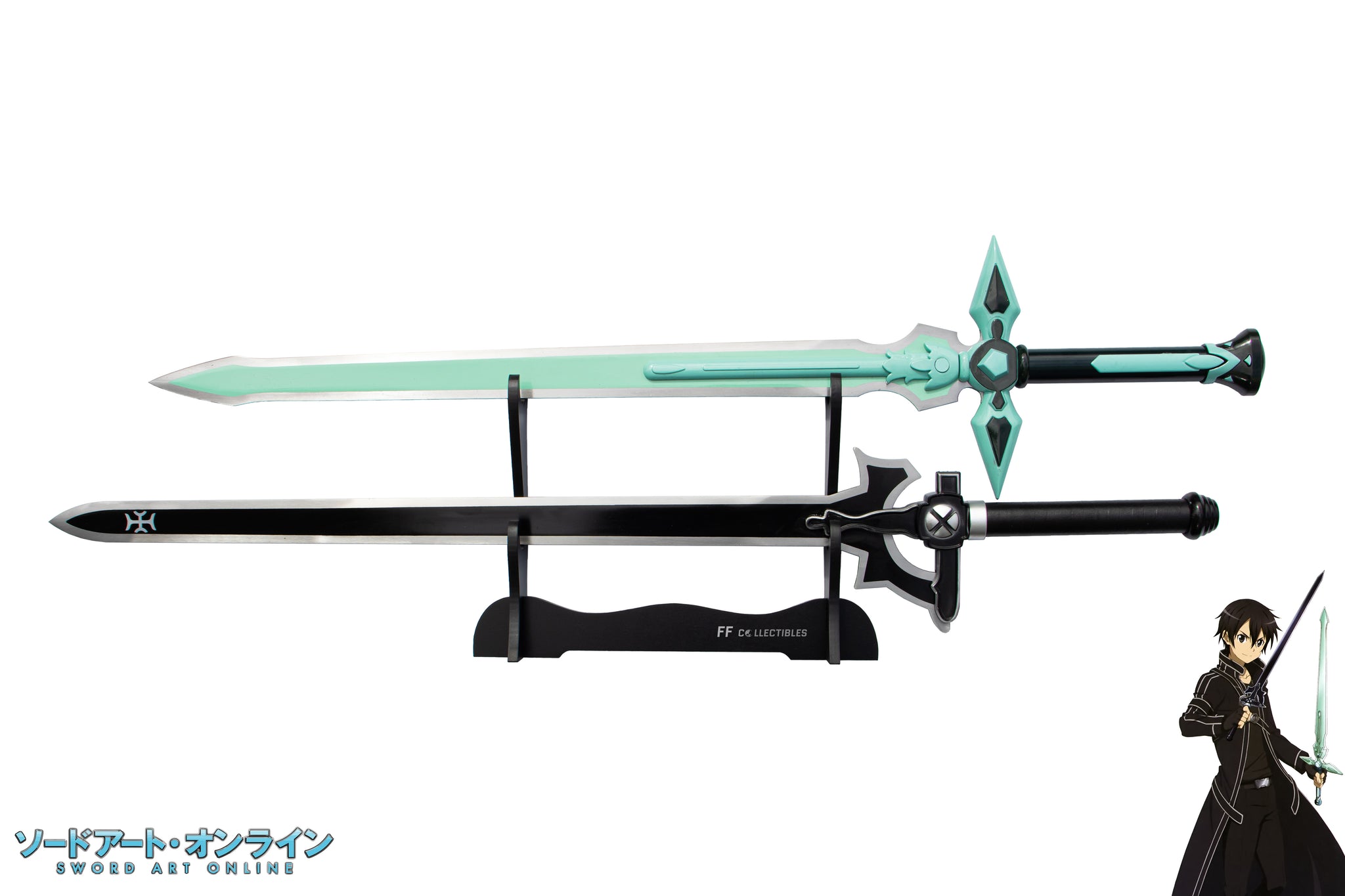 SWORD ART ONLINE - THE ELUCIDATOR AND DARK REPULSER SET (with FREE dou ...