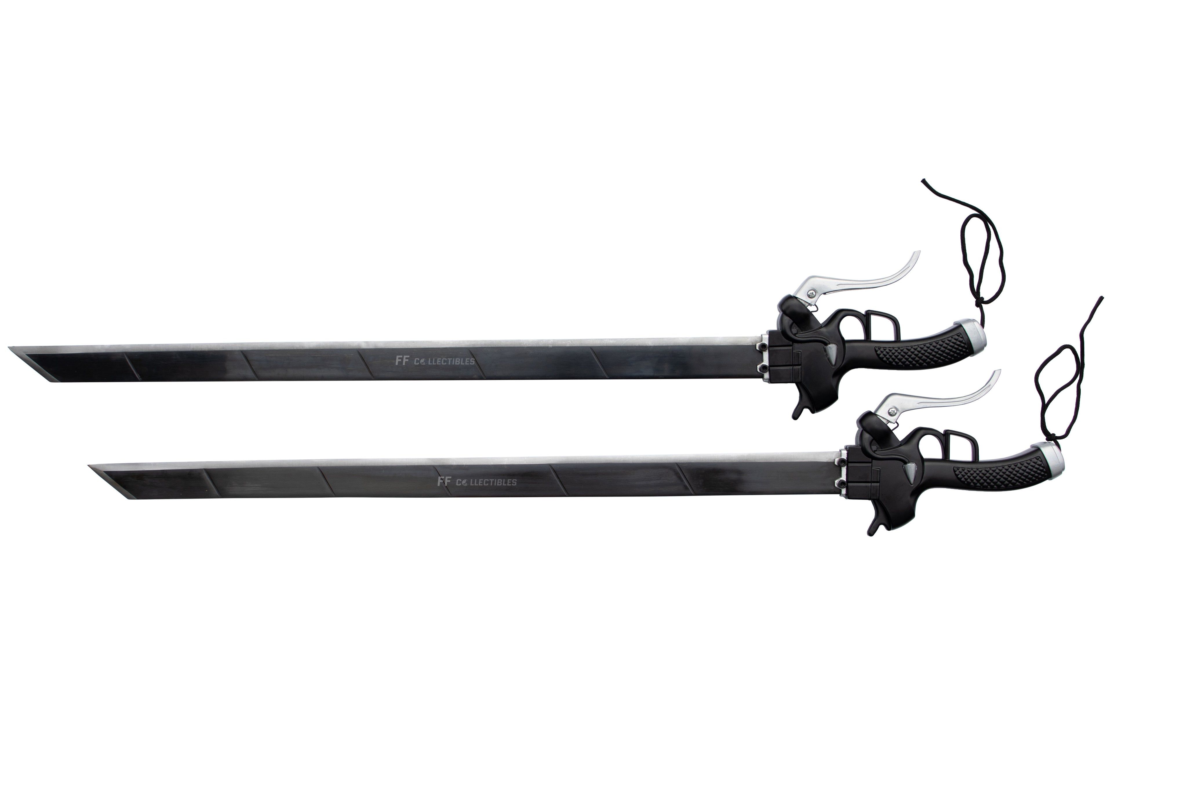 ATTACK ON TITAN (SHINGEKI NO KYOJIN) - 3DMG DUAL SWORD SET (with FREE ...