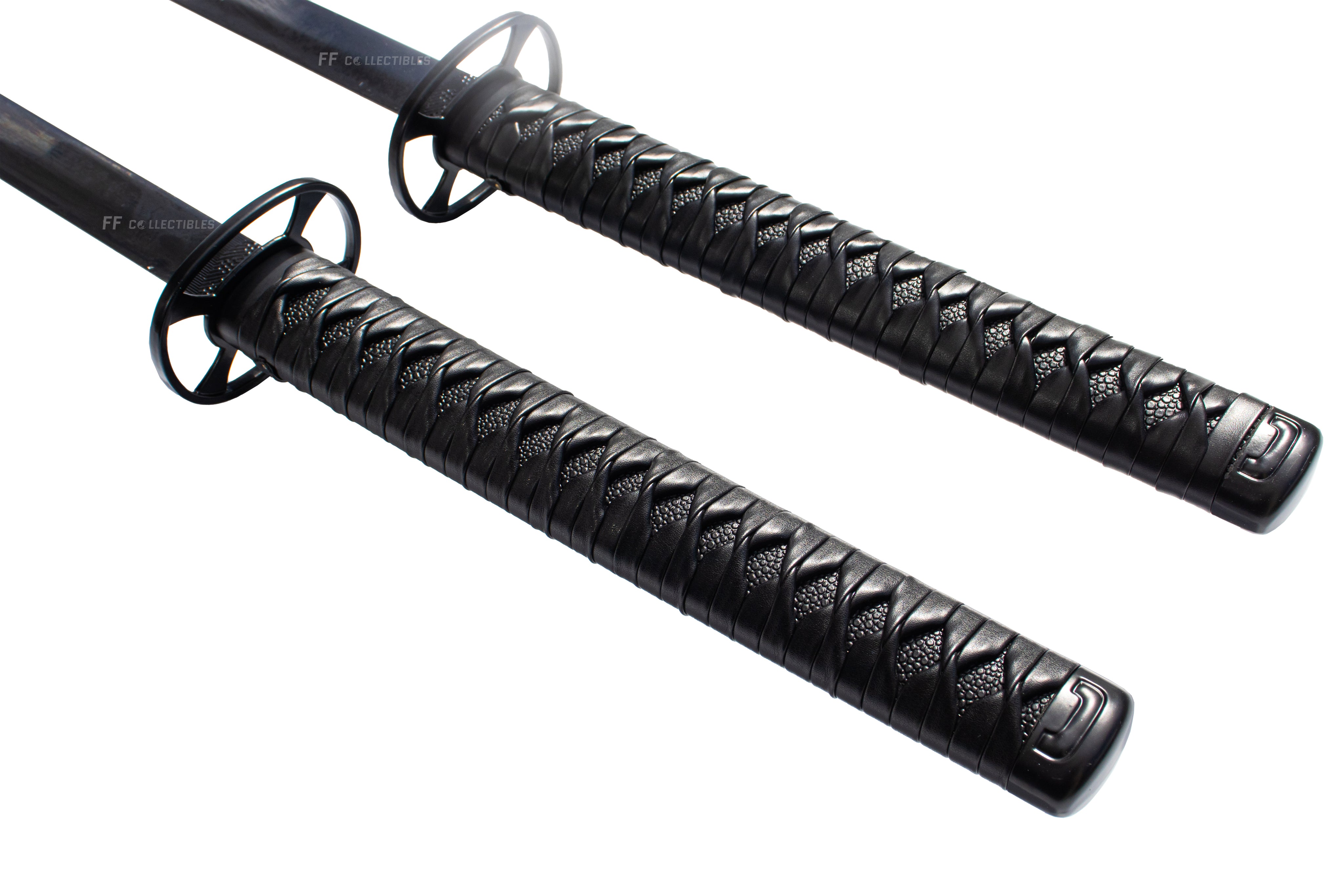 DEADPOOL - DUAL SWORDS and WEARABLE BACK HARNESS (w FREE sword stands ...