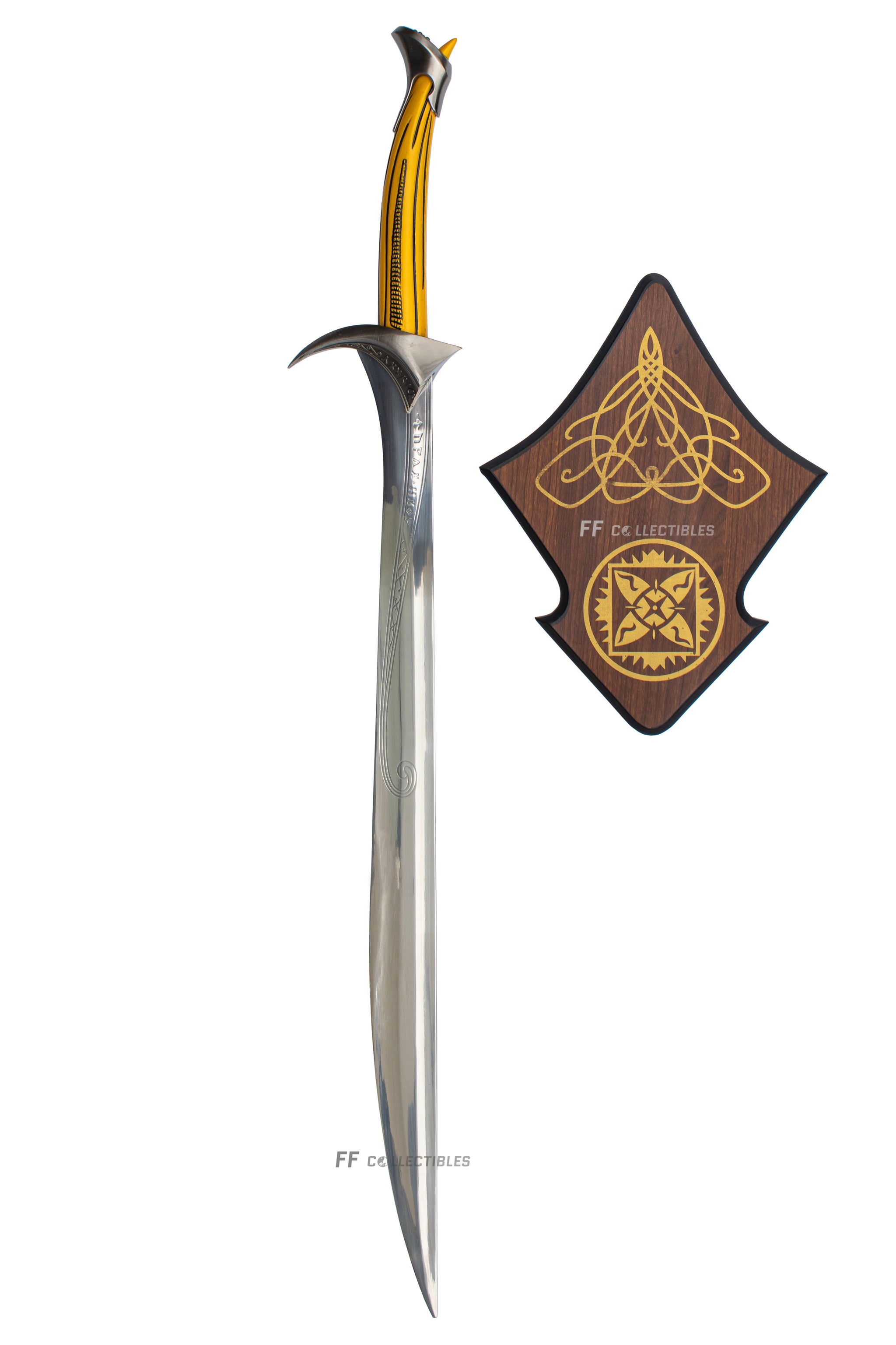 LORD OF THE RINGS - ORCRIST, SWORD OF THORIN OAKENSHIELD (with FREE wa ...