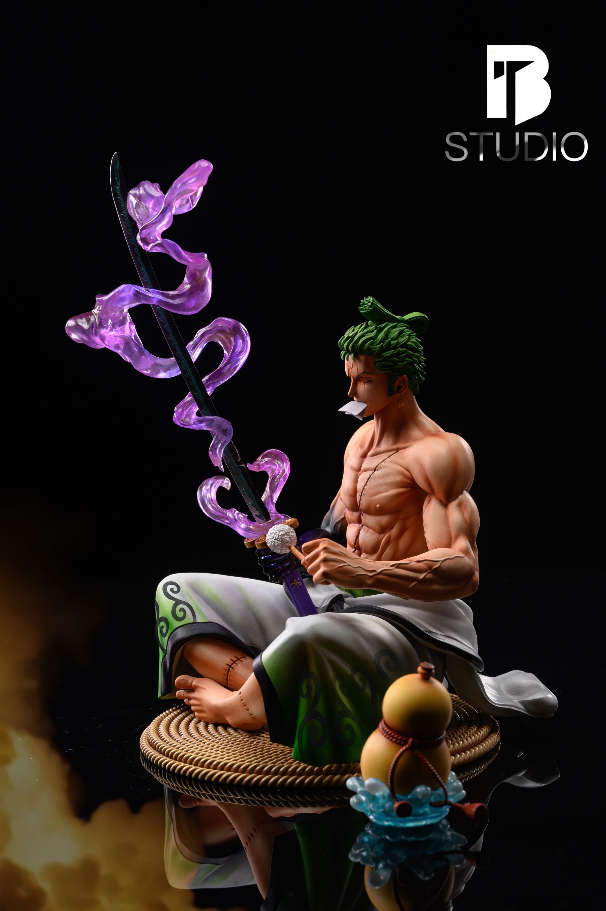 BT STUDIO – ONE PIECE: SITTING POSE SERIES SWORD CLEANING ZORO [SOLD O ...
