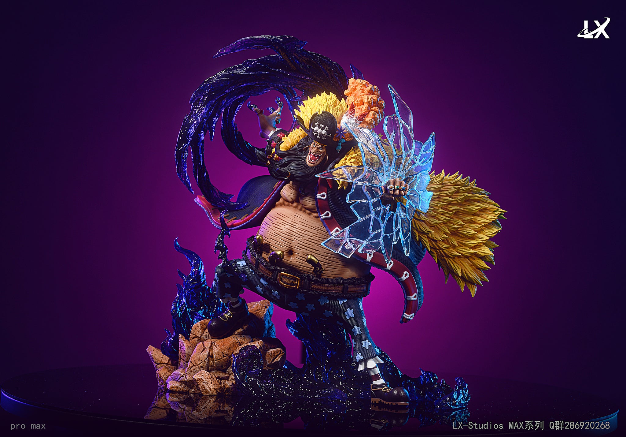 LX STUDIO – ONE PIECE: FOUR EMPERORS MAX SERIES, BLACKBEARD MARSHALL D – FF COLLECTIBLES