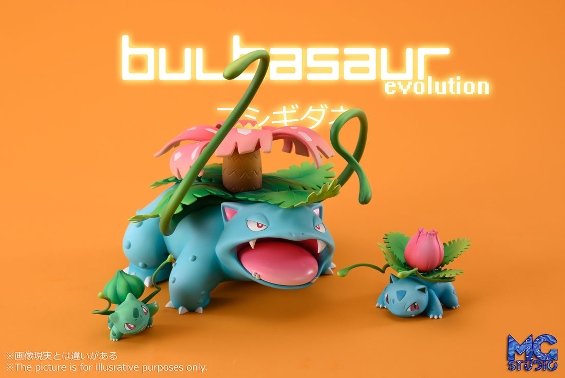 MG STUDIO – POKEMON: SCALE WORLD SERIES, VENUSAUR EVOLUTION FAMILY [SO ...