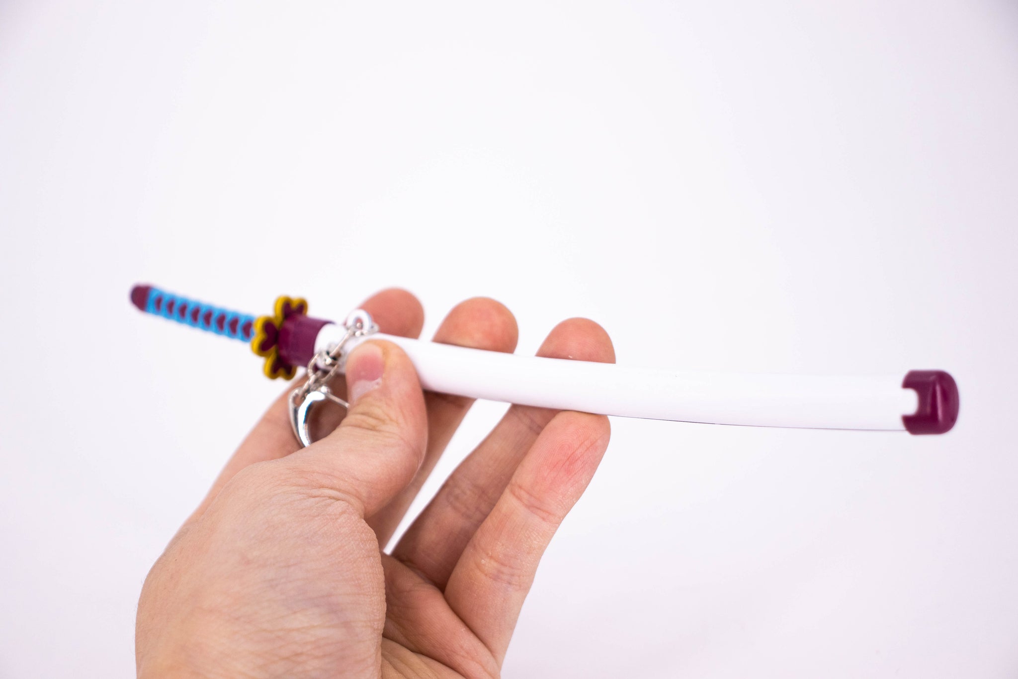 DEMON SLAYER – MITSURI KANROJI’S NICHIRIN SWORD KEYCHAIN – FF COLLECTIBLES