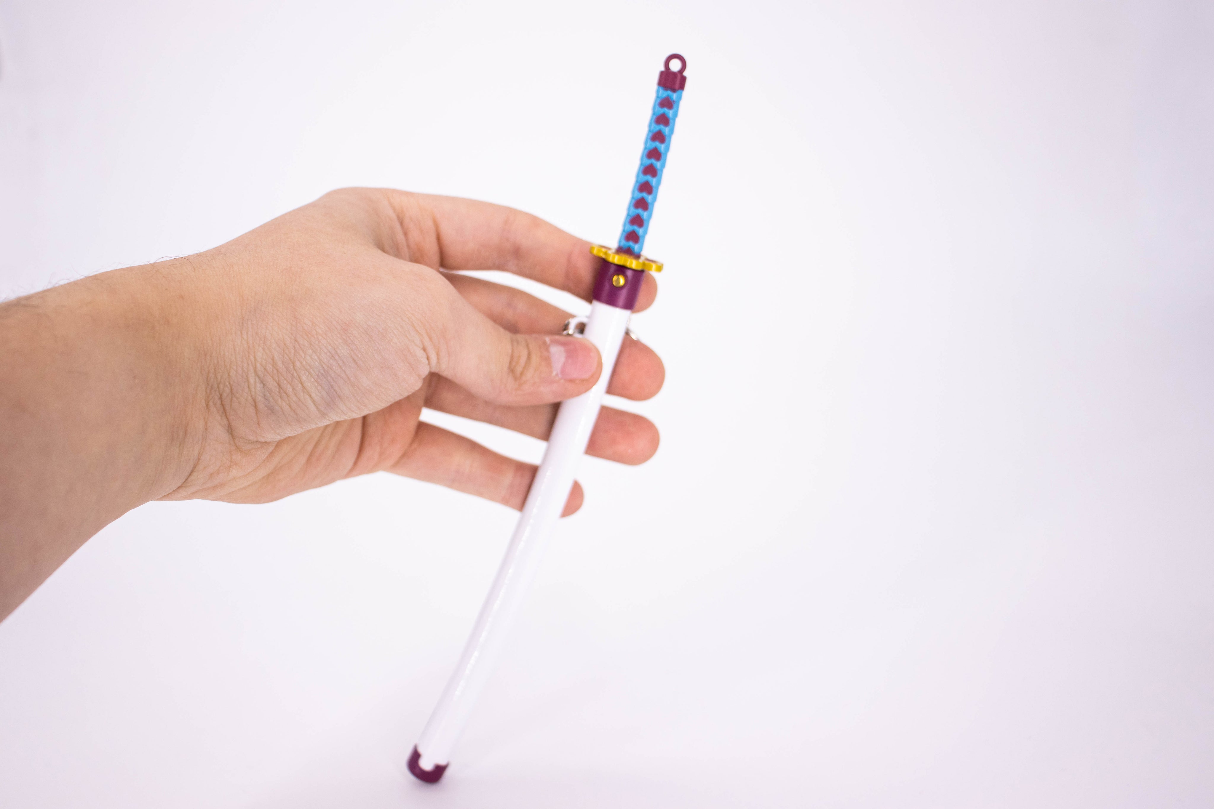 DEMON SLAYER – MITSURI KANROJI’S NICHIRIN SWORD KEYCHAIN – FF COLLECTIBLES