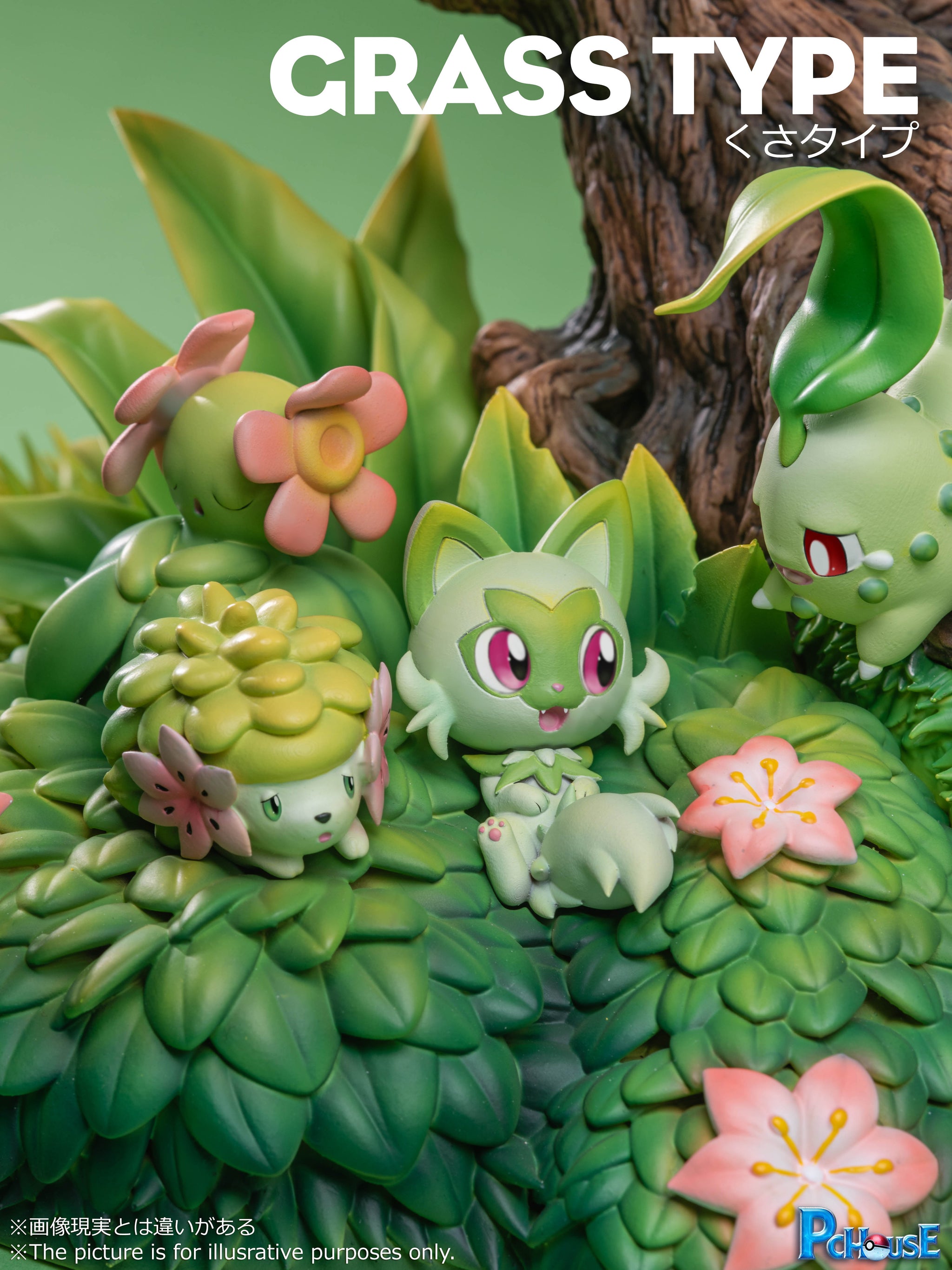 PC HOUSE STUDIO – POKEMON: TYPE SERIES 5. GRASS-TYPE POKEMON [SOLD OUT ...