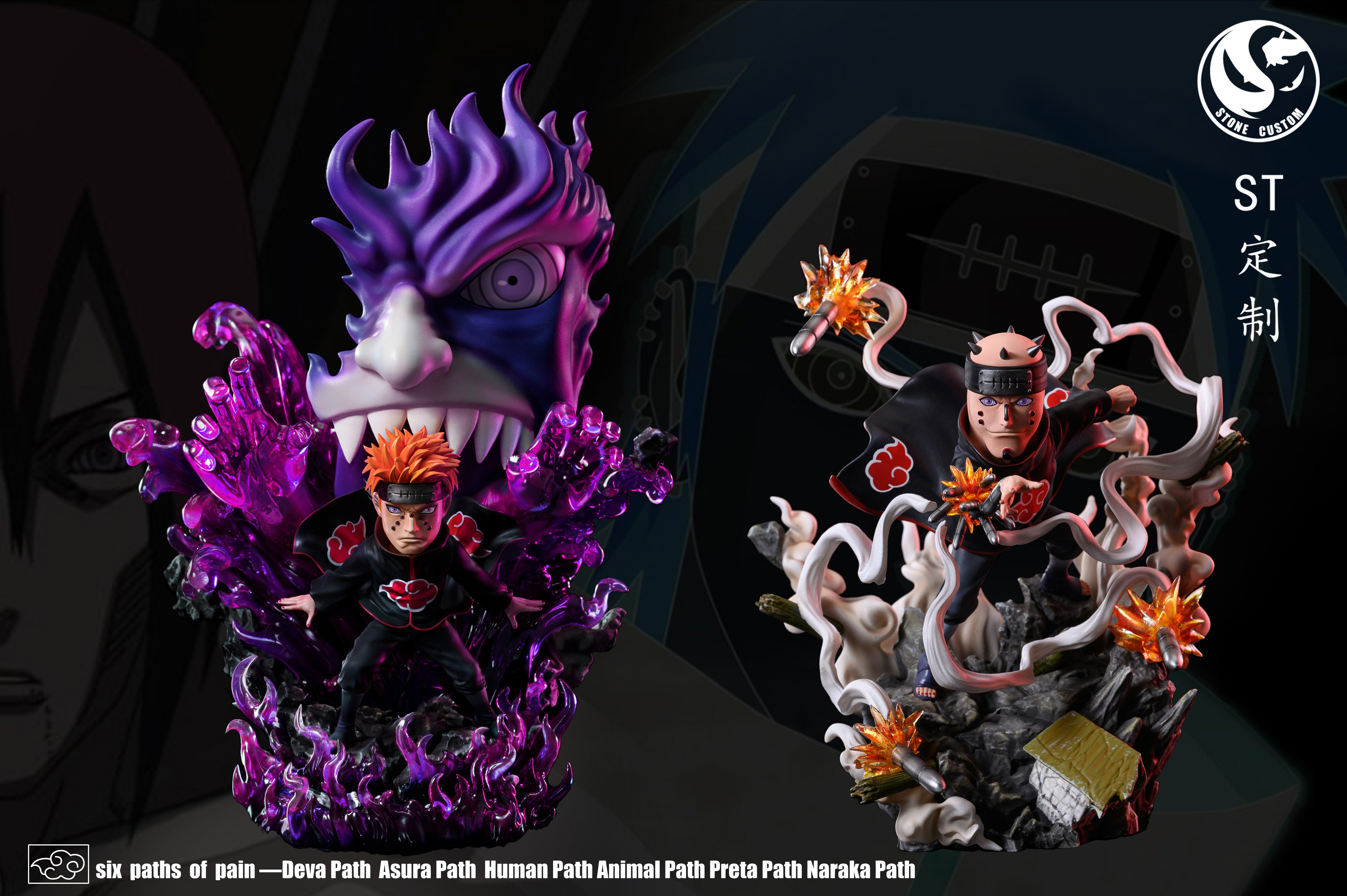 STONE CUSTOM STUDIO – NARUTO: SIX PATHS OF PATH, ASURA AND NARAKA PATH ...