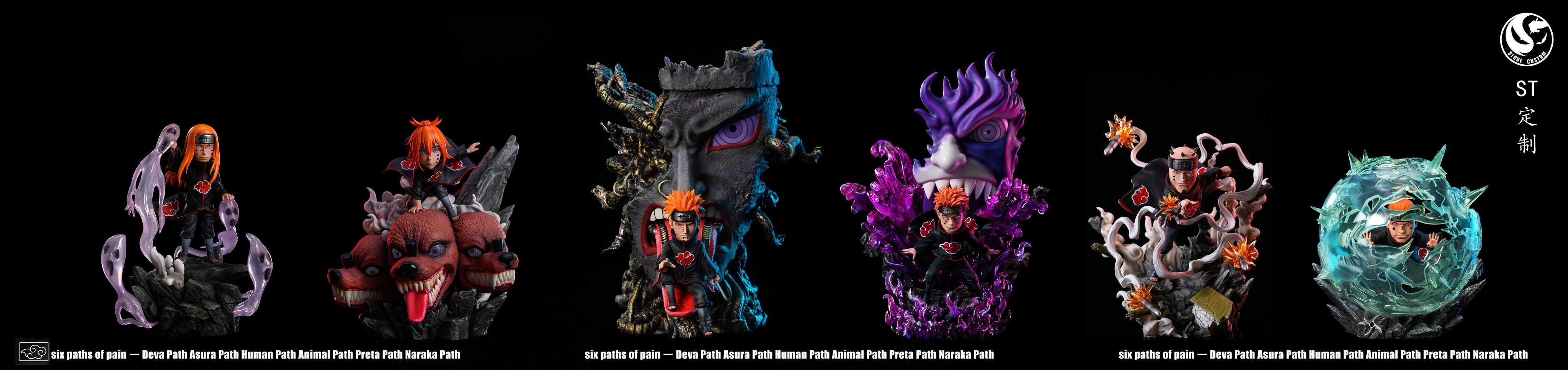 STONE CUSTOM STUDIO – NARUTO: SIX PATHS OF PATH, DEVA AND PRETA PATH ...